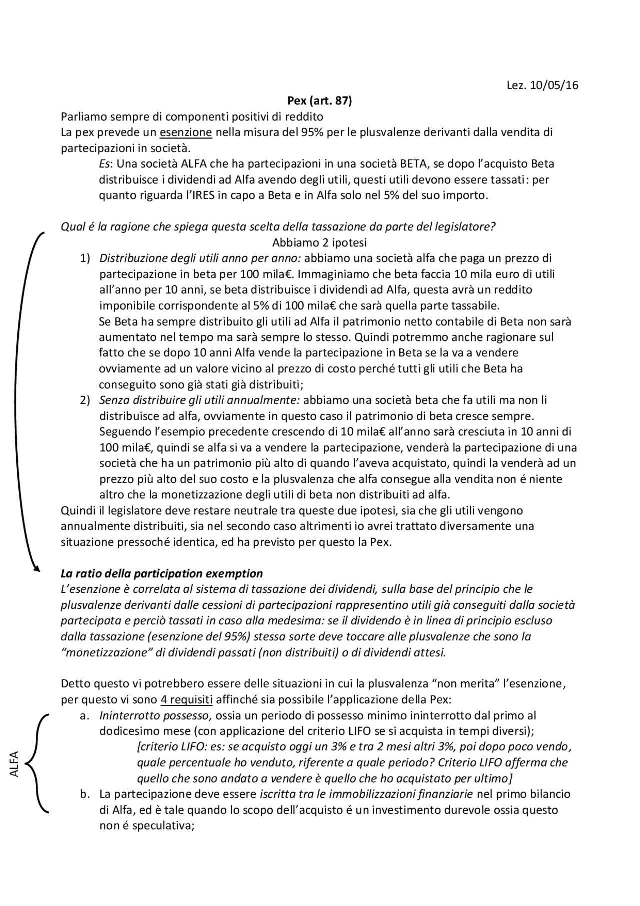 Tecnica Professionale - secondo modulo | Appunti di Economia | Docsity
