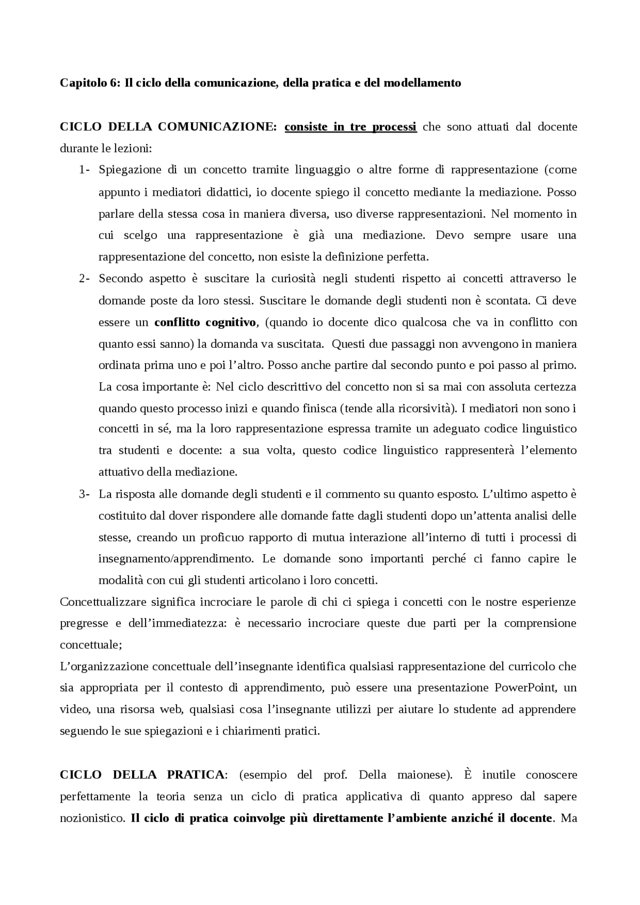 Cap 6 Laurillard 'insegnamento come scienza della progettazione' - Docsity