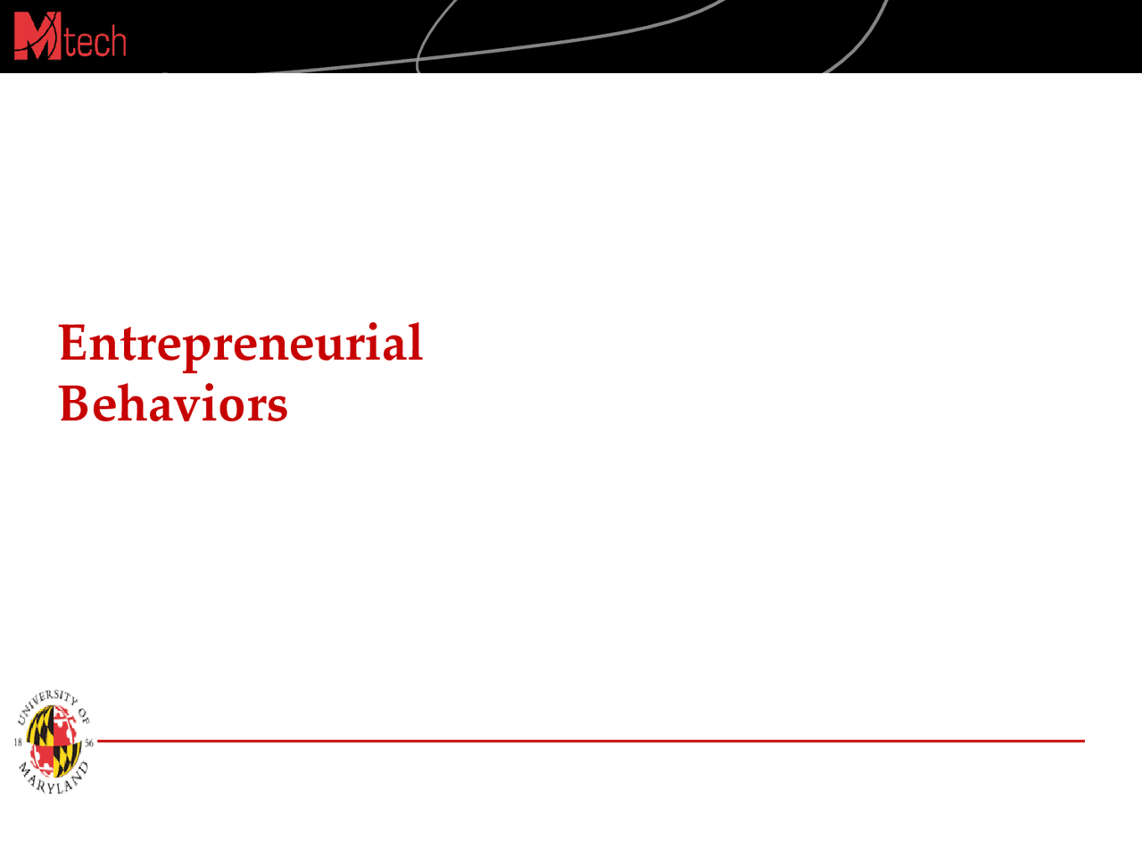 Lecture slides entrepreneurial behaviors (slides) | Slides ...