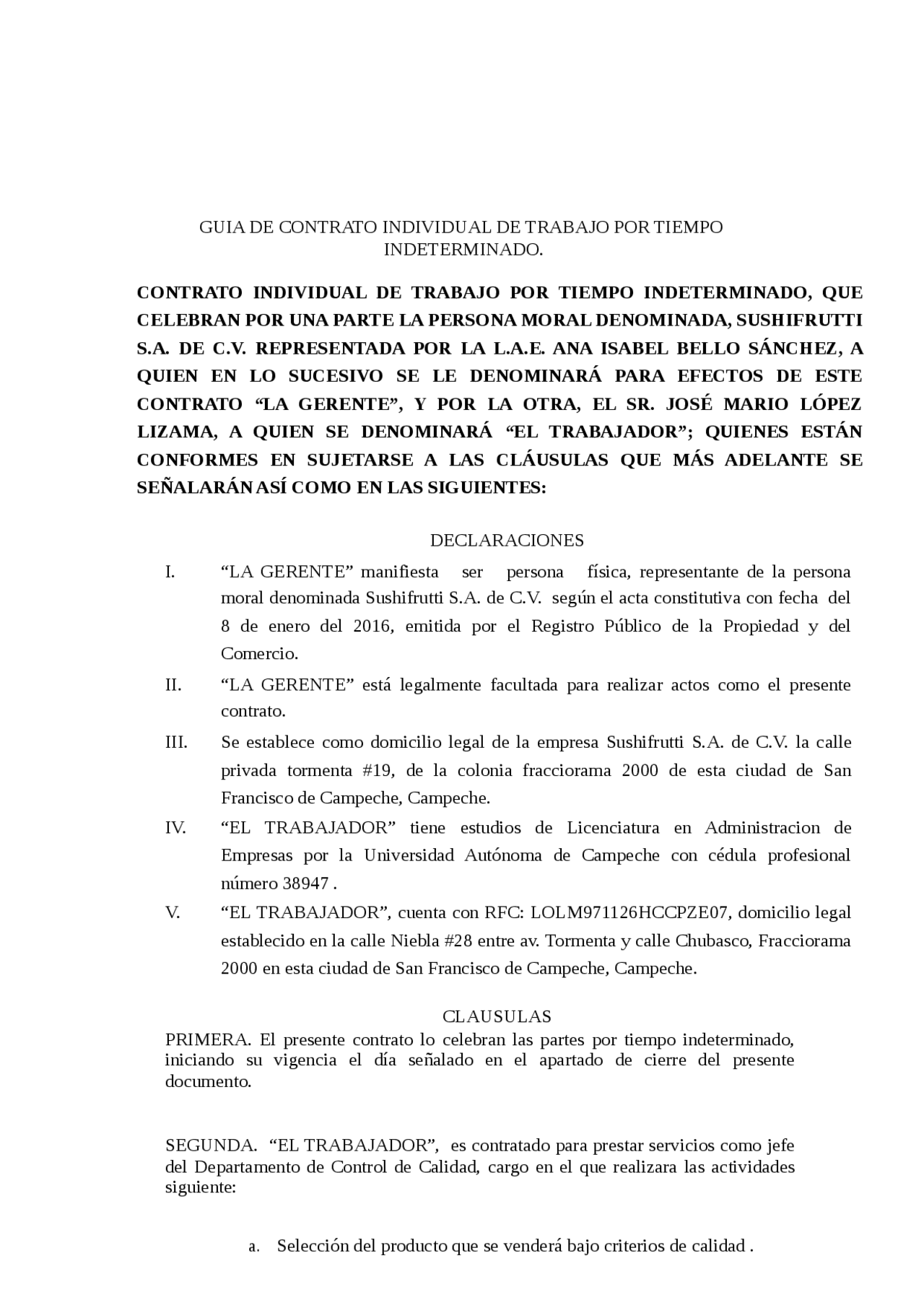 Contratos Docsity