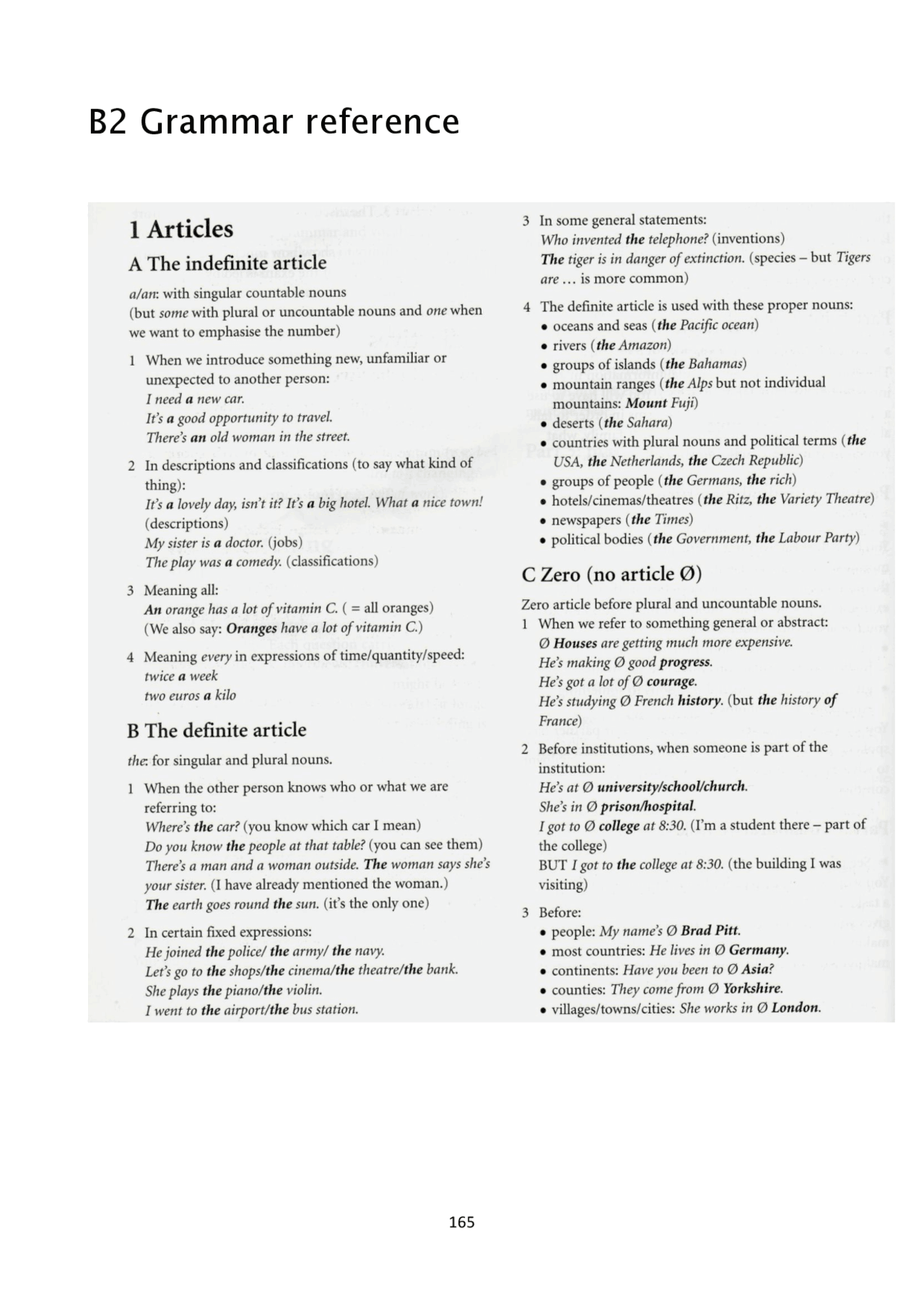 B2 grammarreference - Docsity