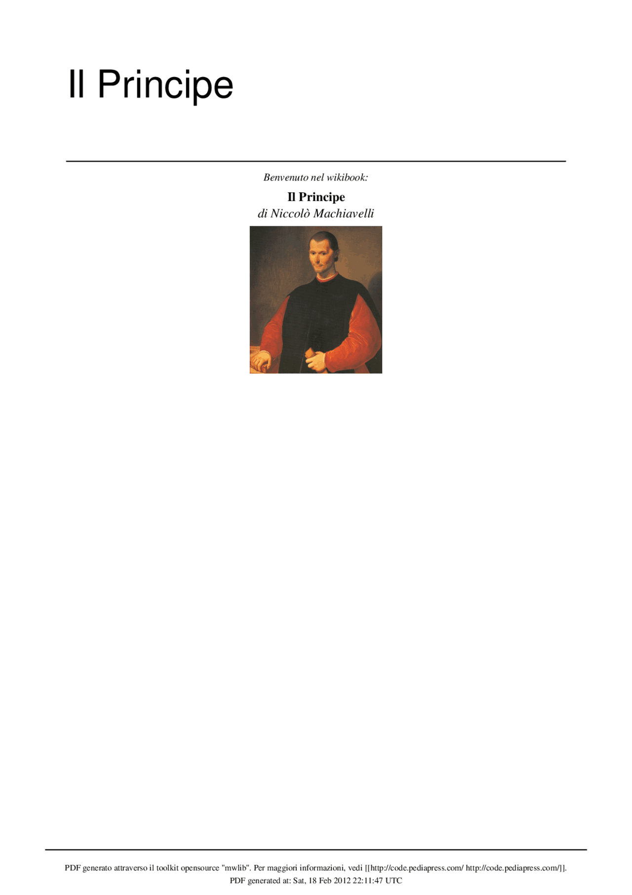 Il Principe Docsity