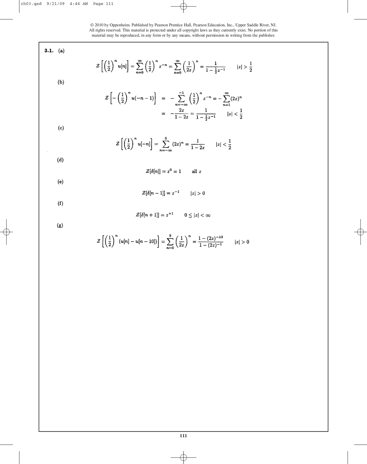 Chapter 3 Digital Signal Processing Docsity