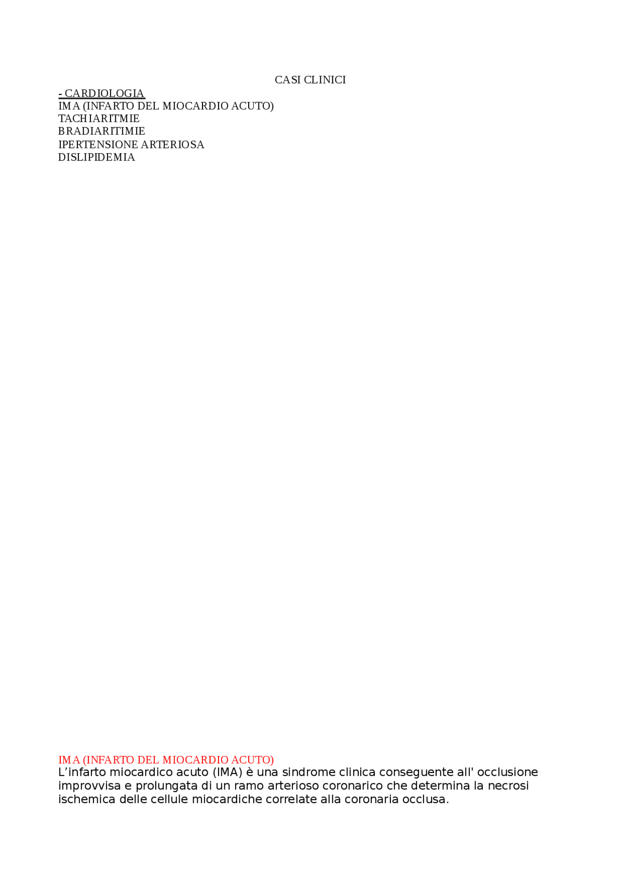 Casi Clinici Infermieristici Appunti Di Infermieristica Docsity