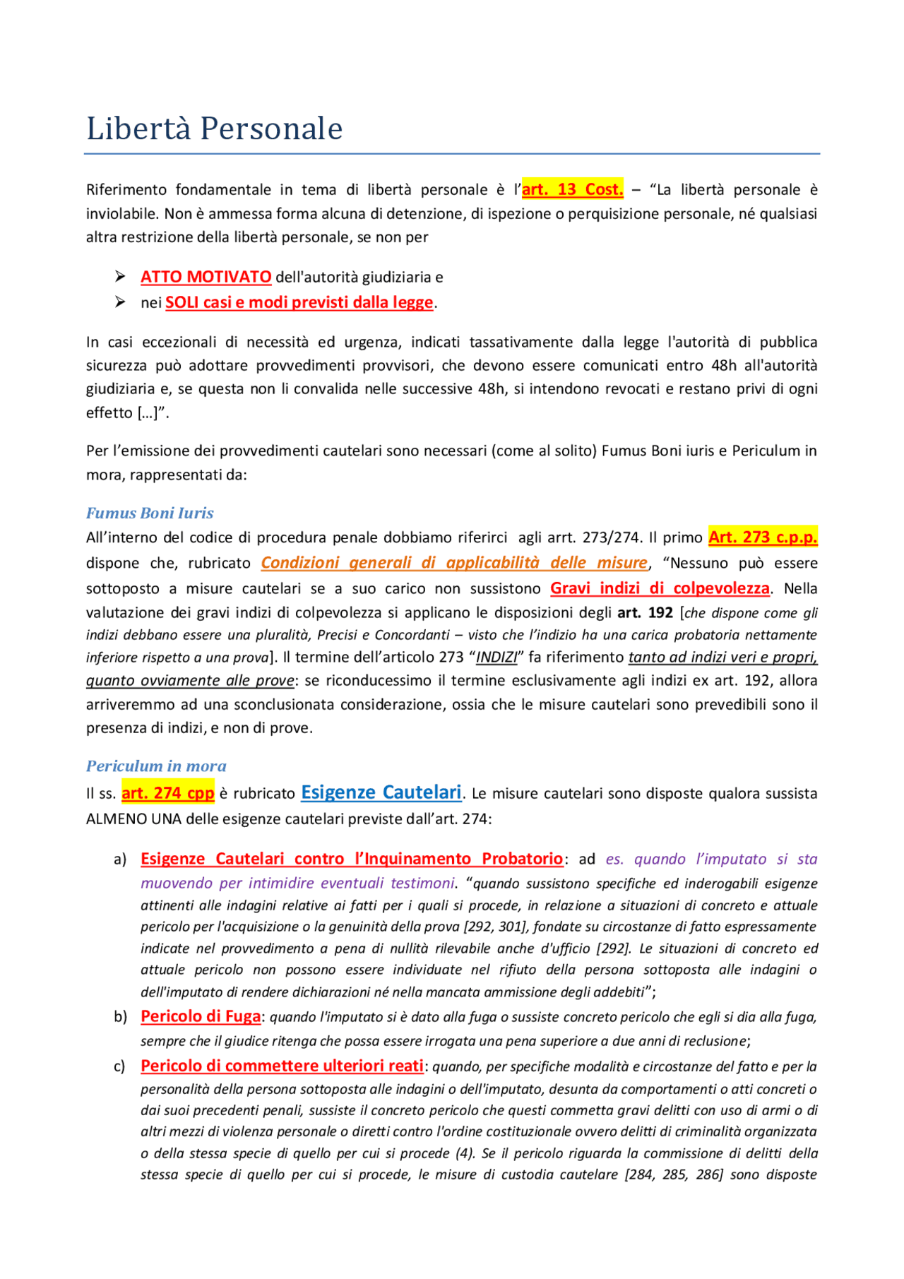 Sintesi Per Esame Di Diritto Processuale Penale Ii Docsity