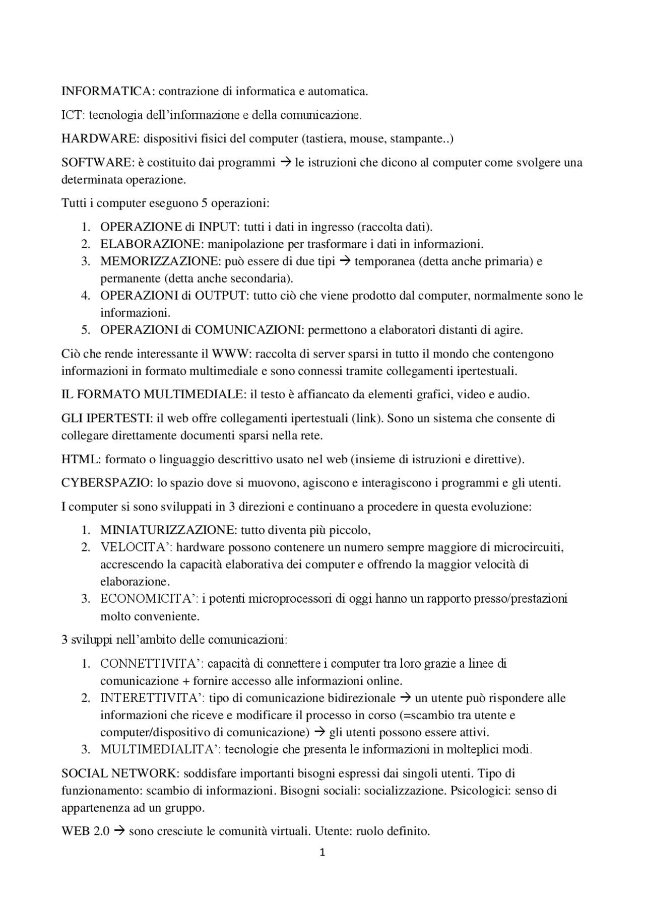 Introduzione all'informatica: Hardware, Software, Reti e Basi di Dati ...