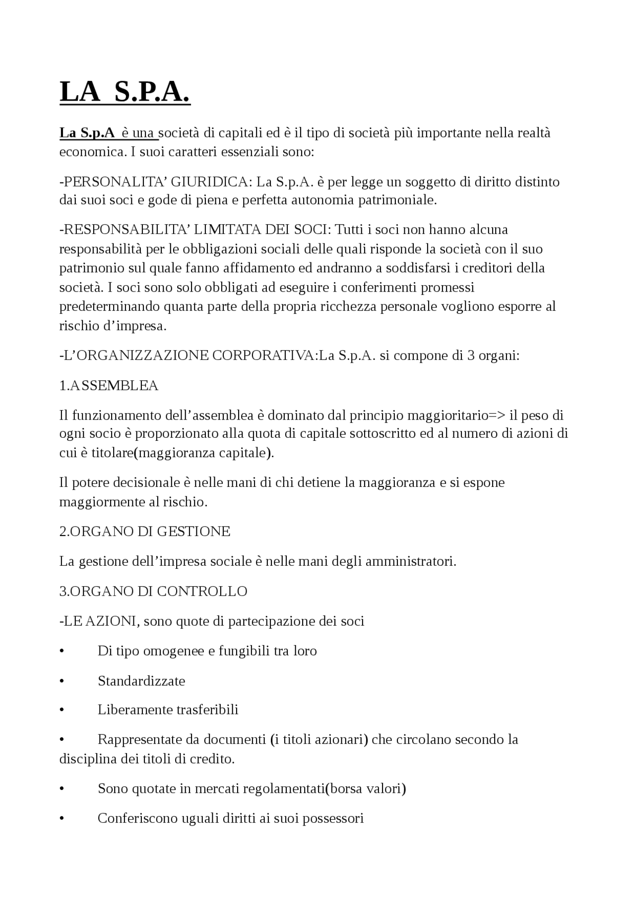 La Spa Docsity