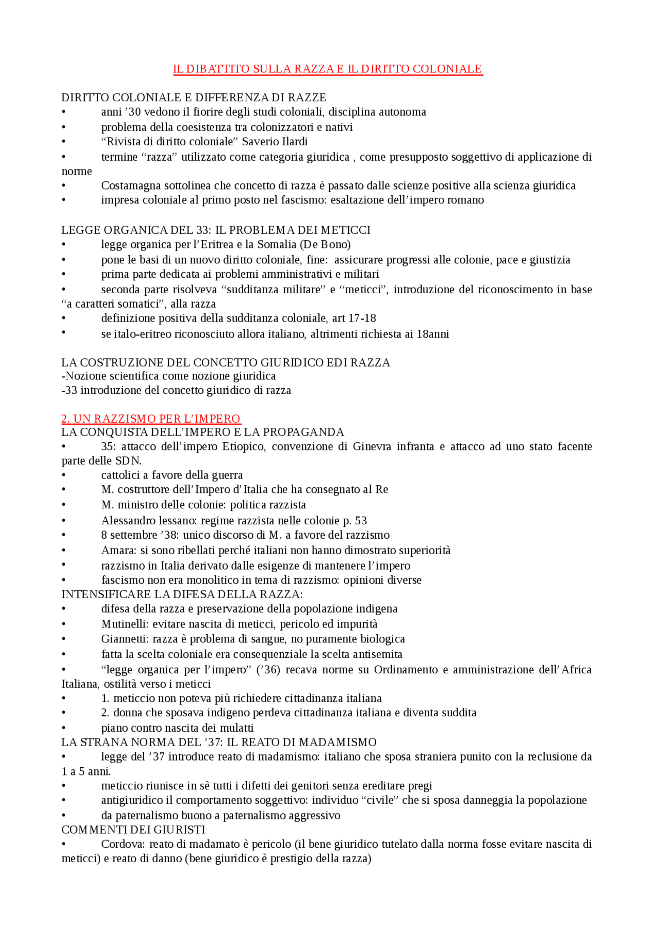 La Prova Della Razza Docsity