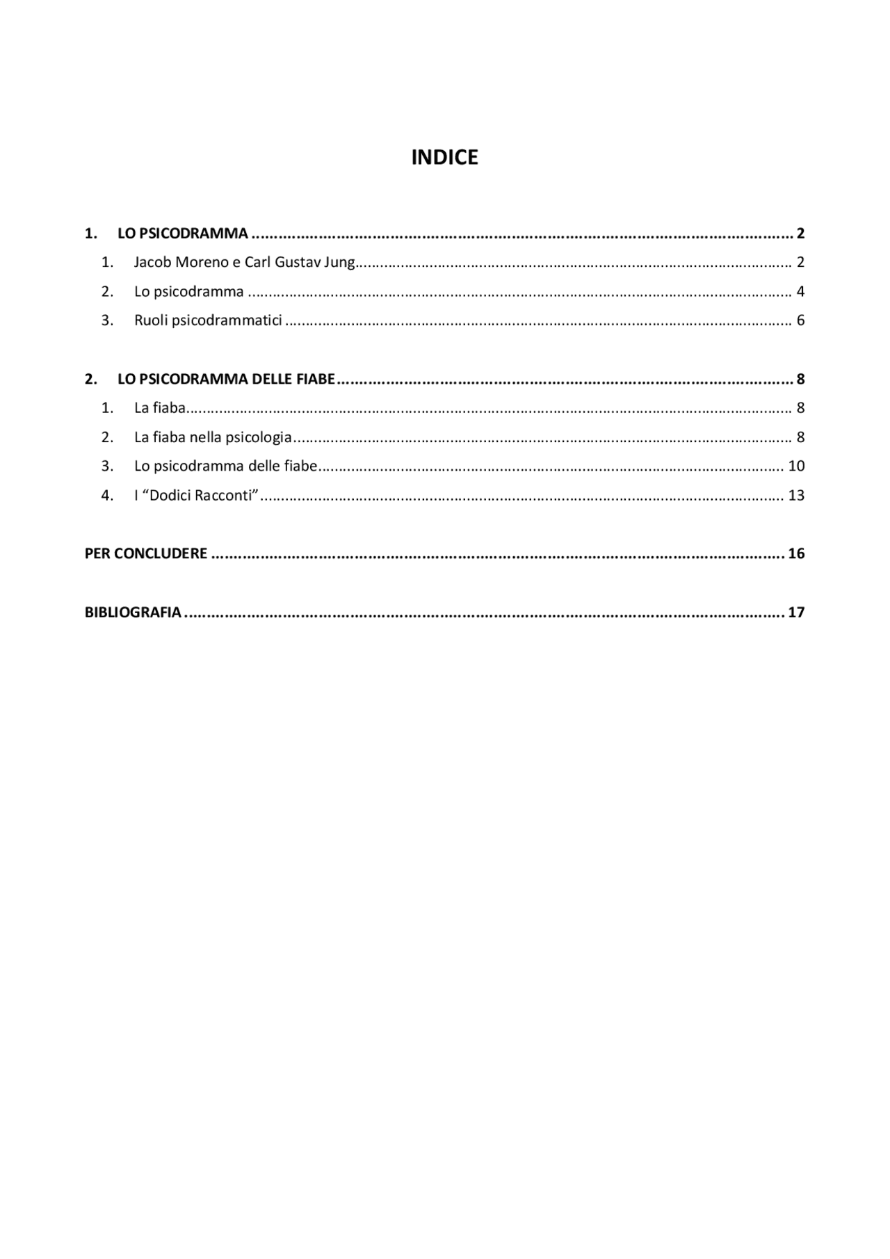 Lo Psicodramma Delle Fiabe Docsity