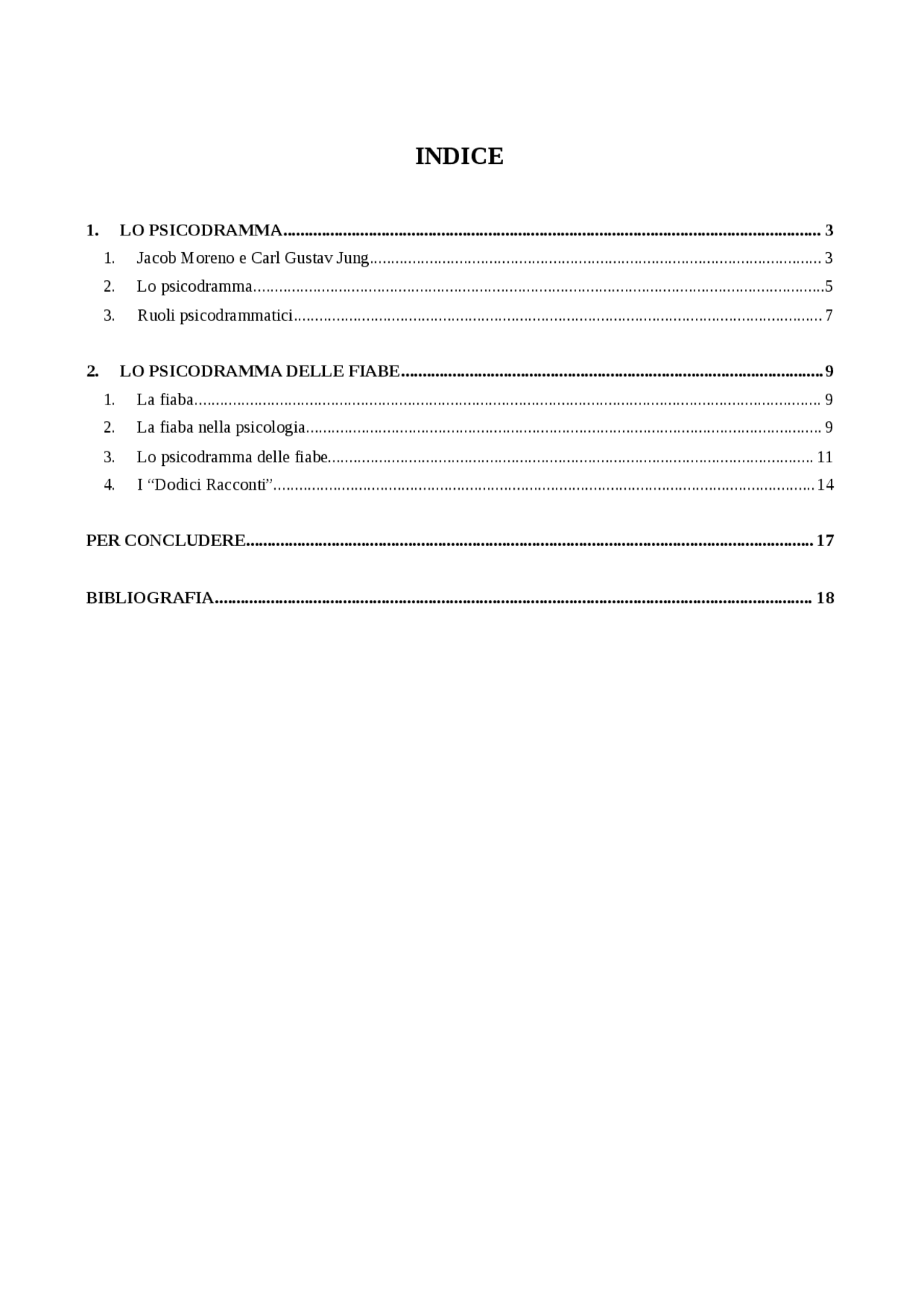 Lo Psicodramma Delle Fiabe Docsity