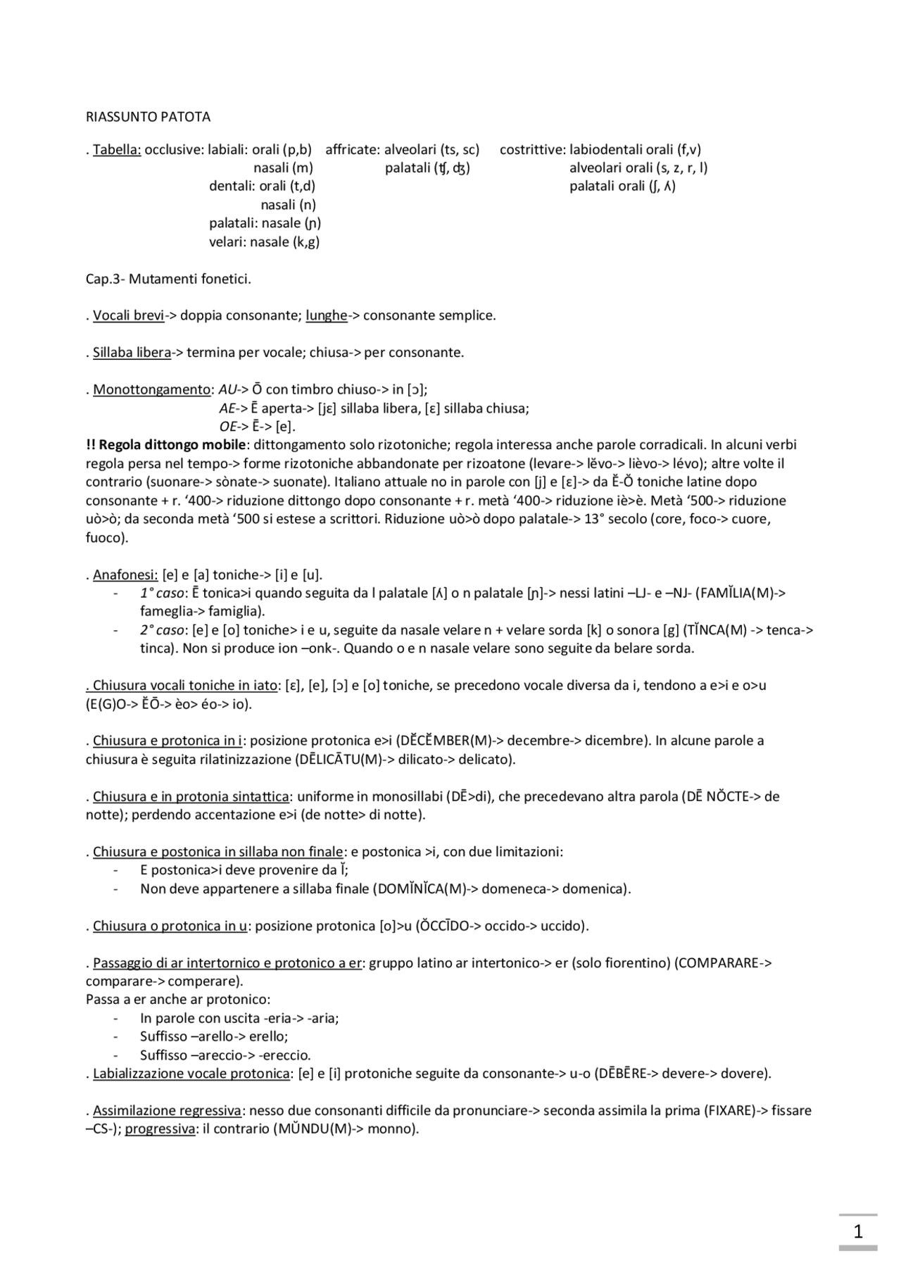 Patota Docsity