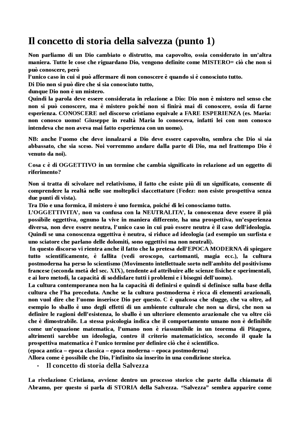 Il Dio Capovolto Lezioni Di Teologia Docsity