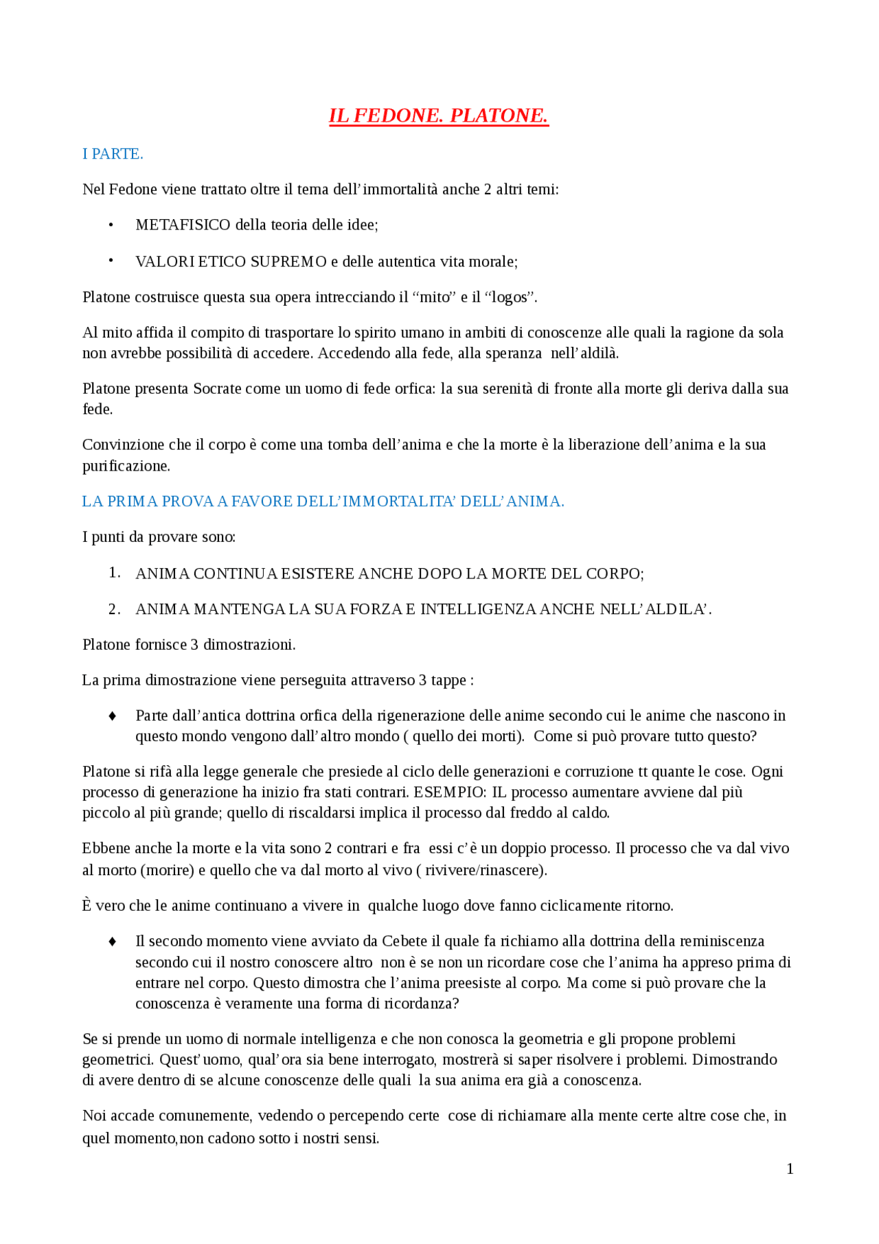 Il Fedone Docsity
