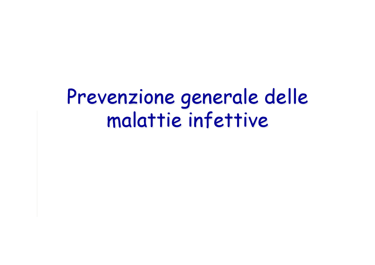 4 Prevenzione Vaccini Docsity