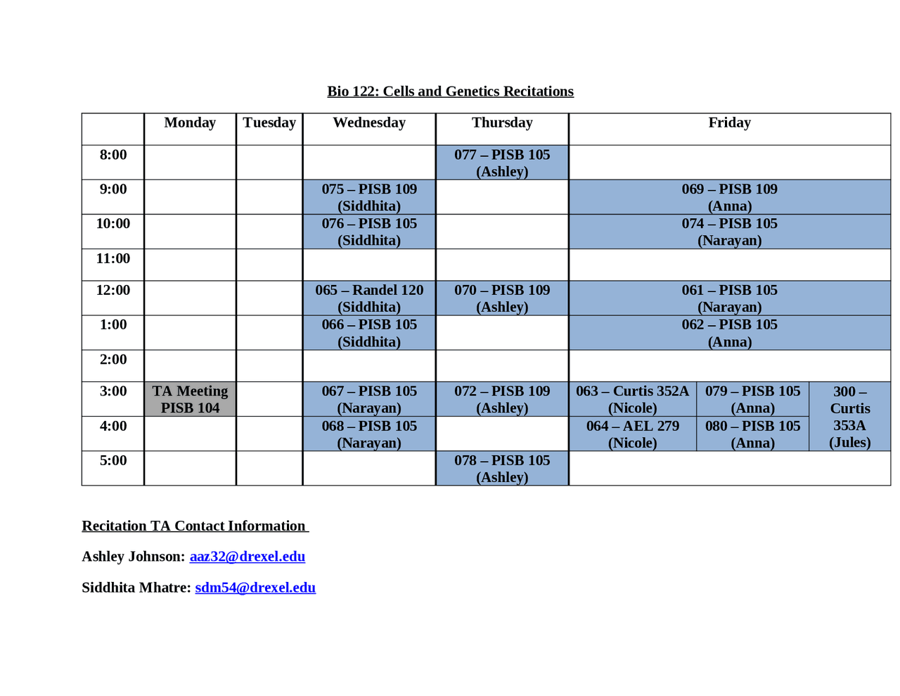 Notes on Cells and Genetics Recitations | BIO 122 - Docsity