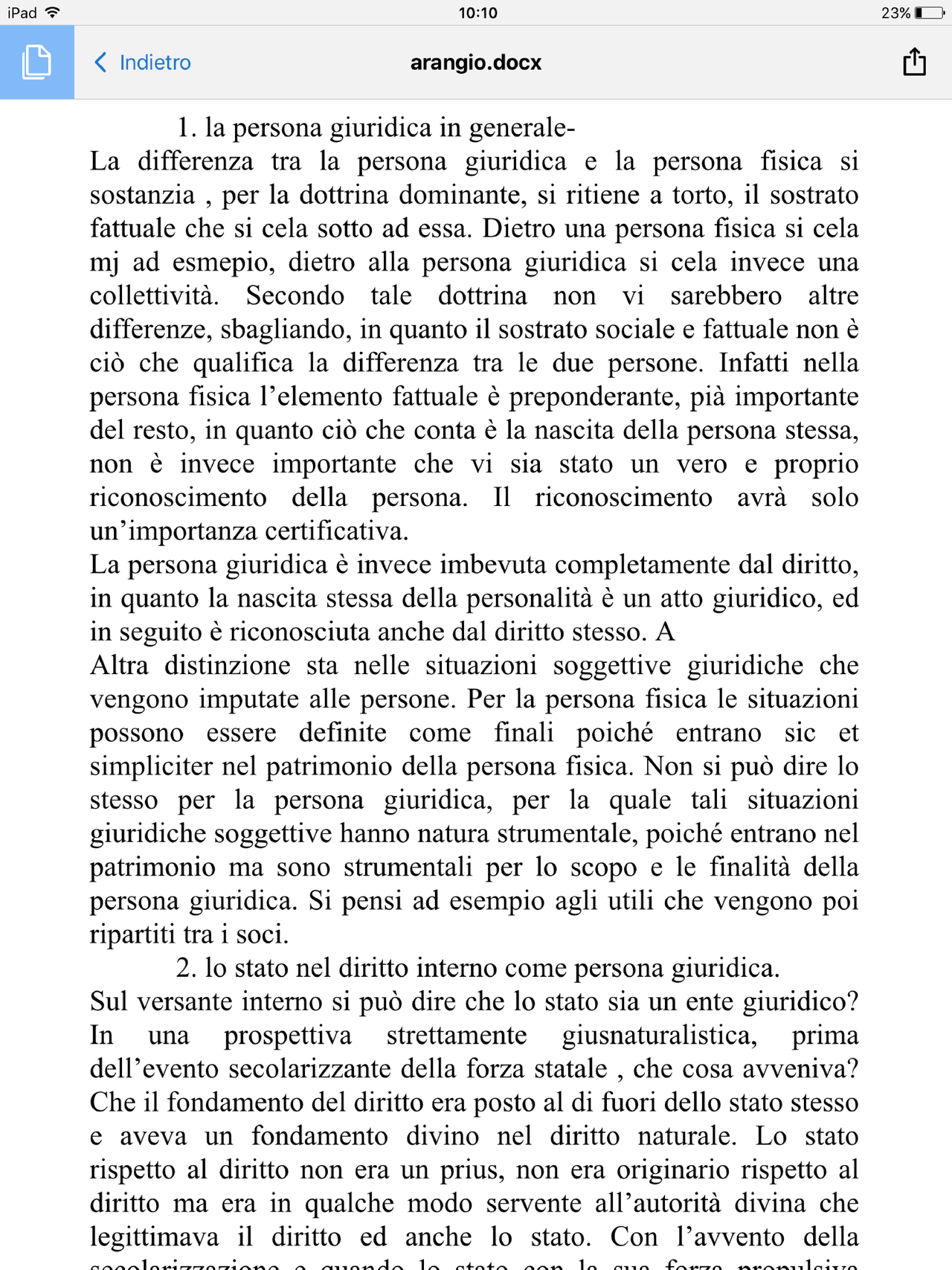 Arangio Appunti Di Diritto Internazionale Docsity