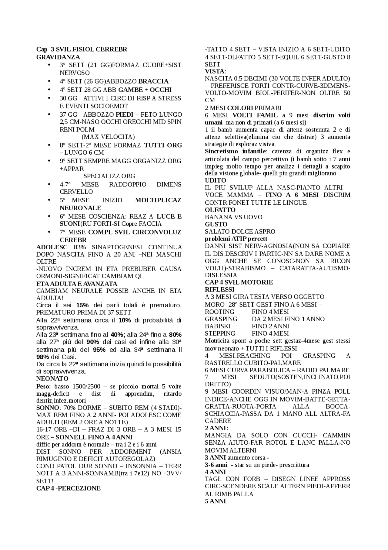 Barone Schemi 11 Sviluppo Tipico E Atipico Schemi E Mappe Concettuali