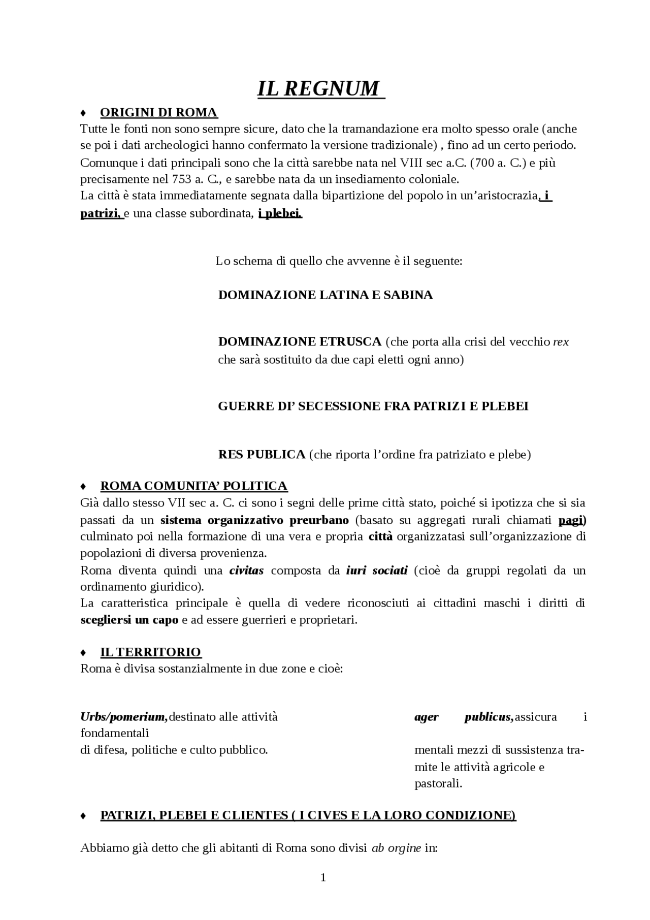 Diritto Romano Roma E Il Diritto Docsity