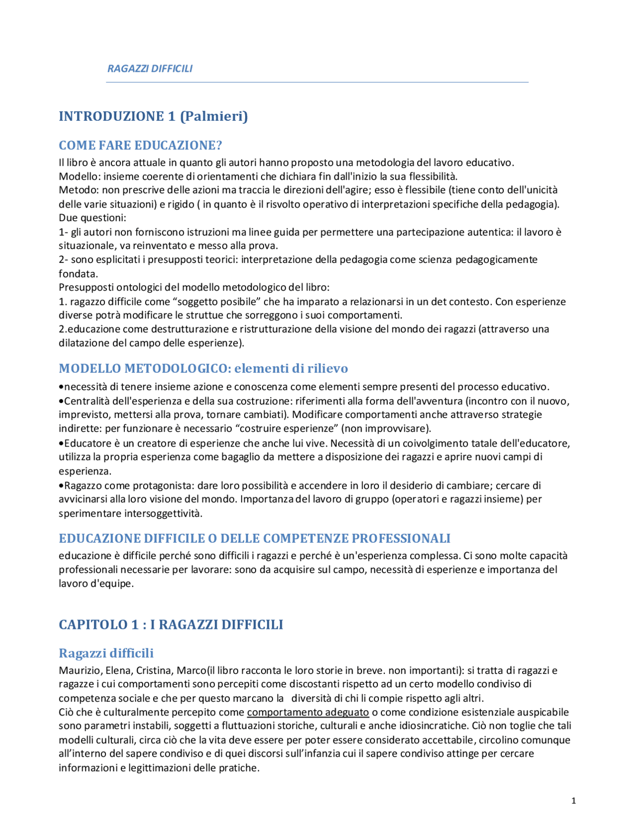 Ragazzi Difficili Docsity