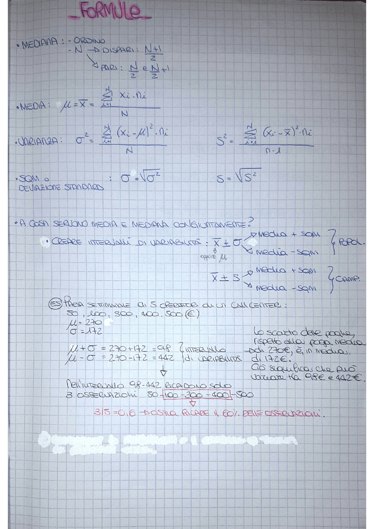 FONDAMENTI DI STATISTICA - Zavarrone (SECONDA PARTE DEL CORSO) - Docsity