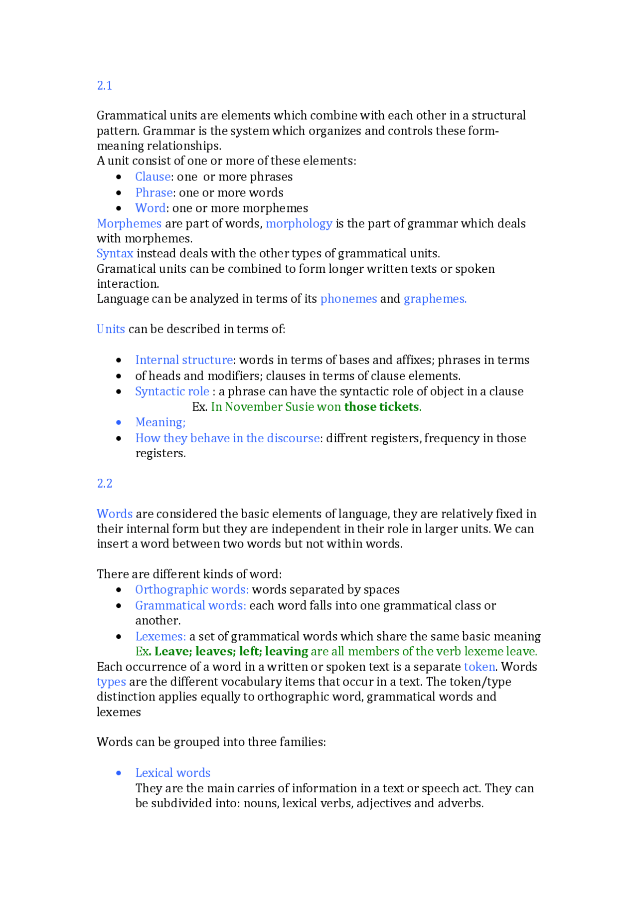 Linguistic Docsity