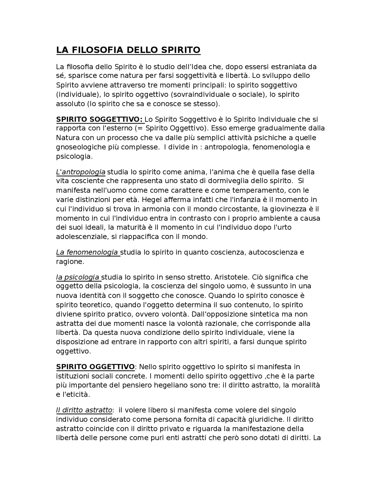 Hegel Parte 1 Docsity