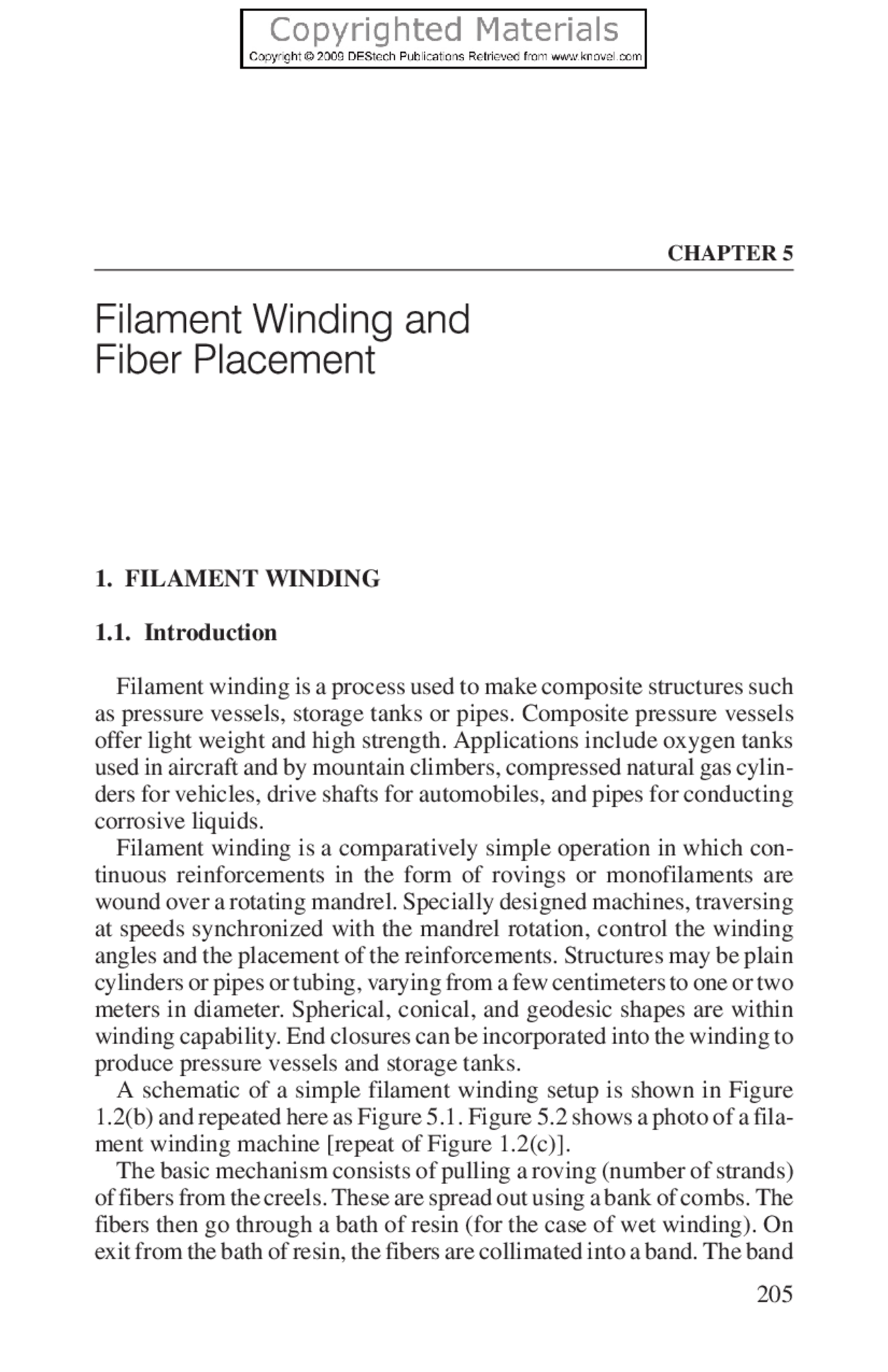 Filament winding and placement - Docsity