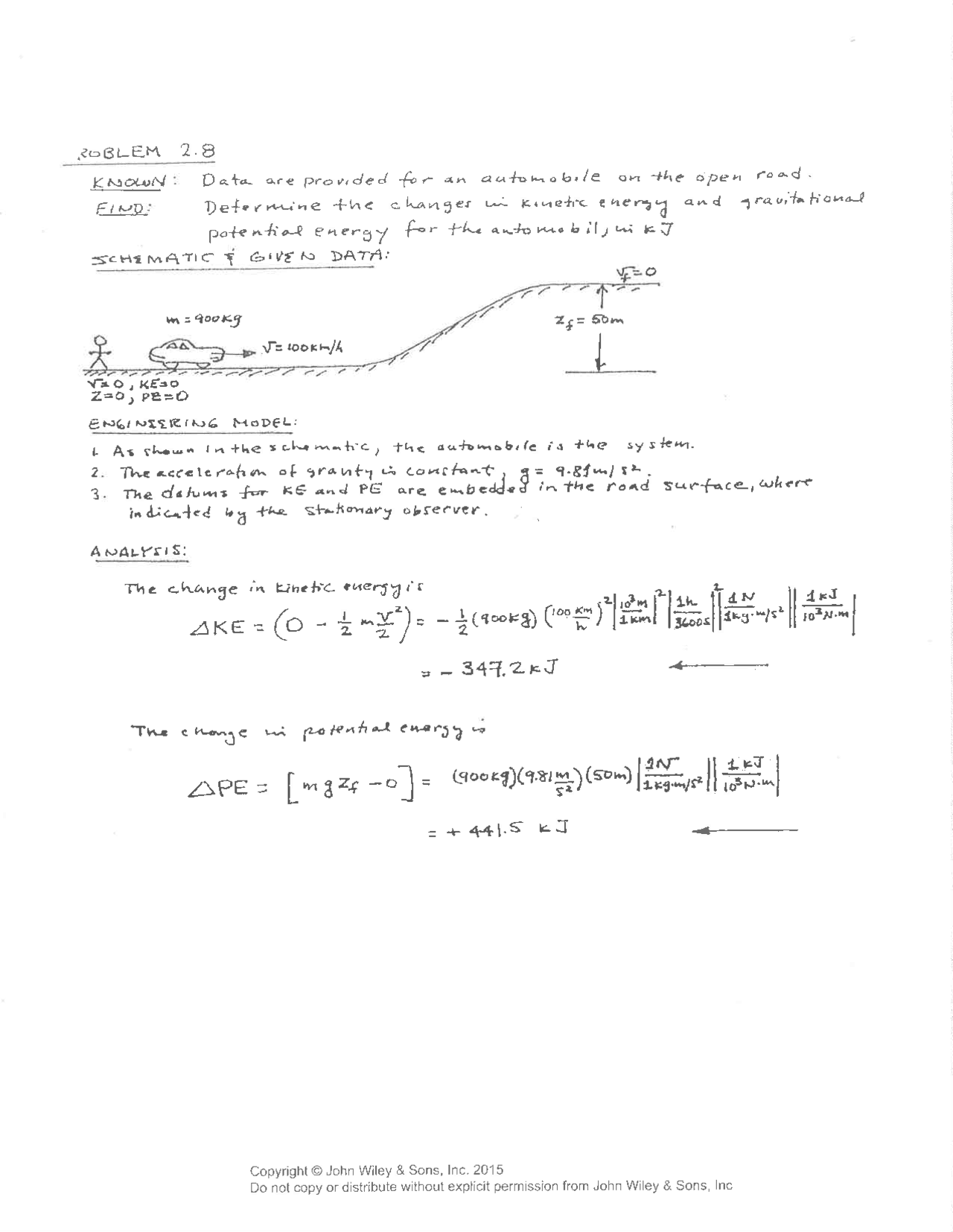 Solved Problems For Introduction To Thermodynamics Me 205 Docsity