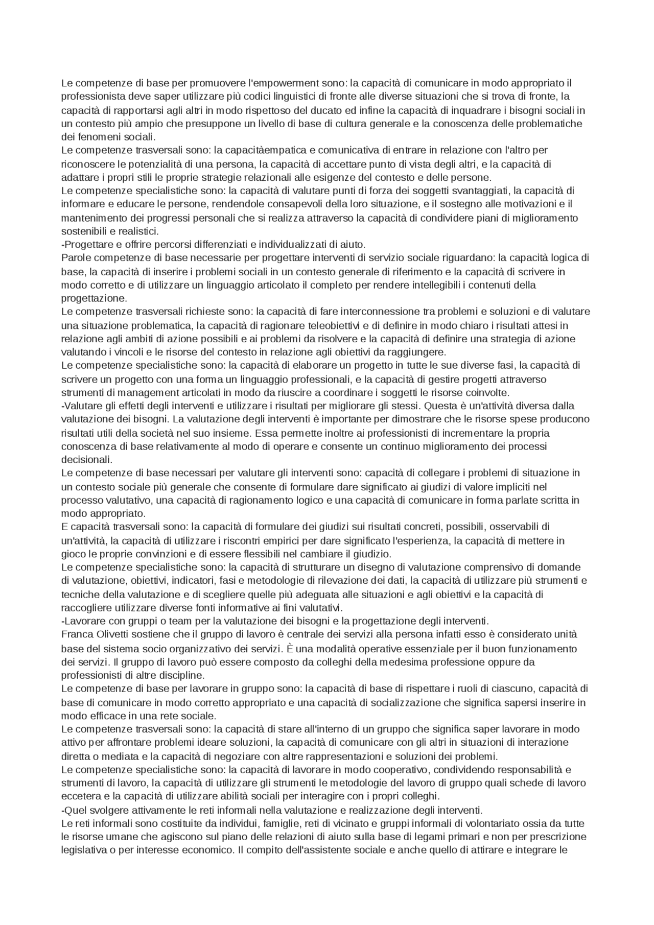 La Supervisione Docsity