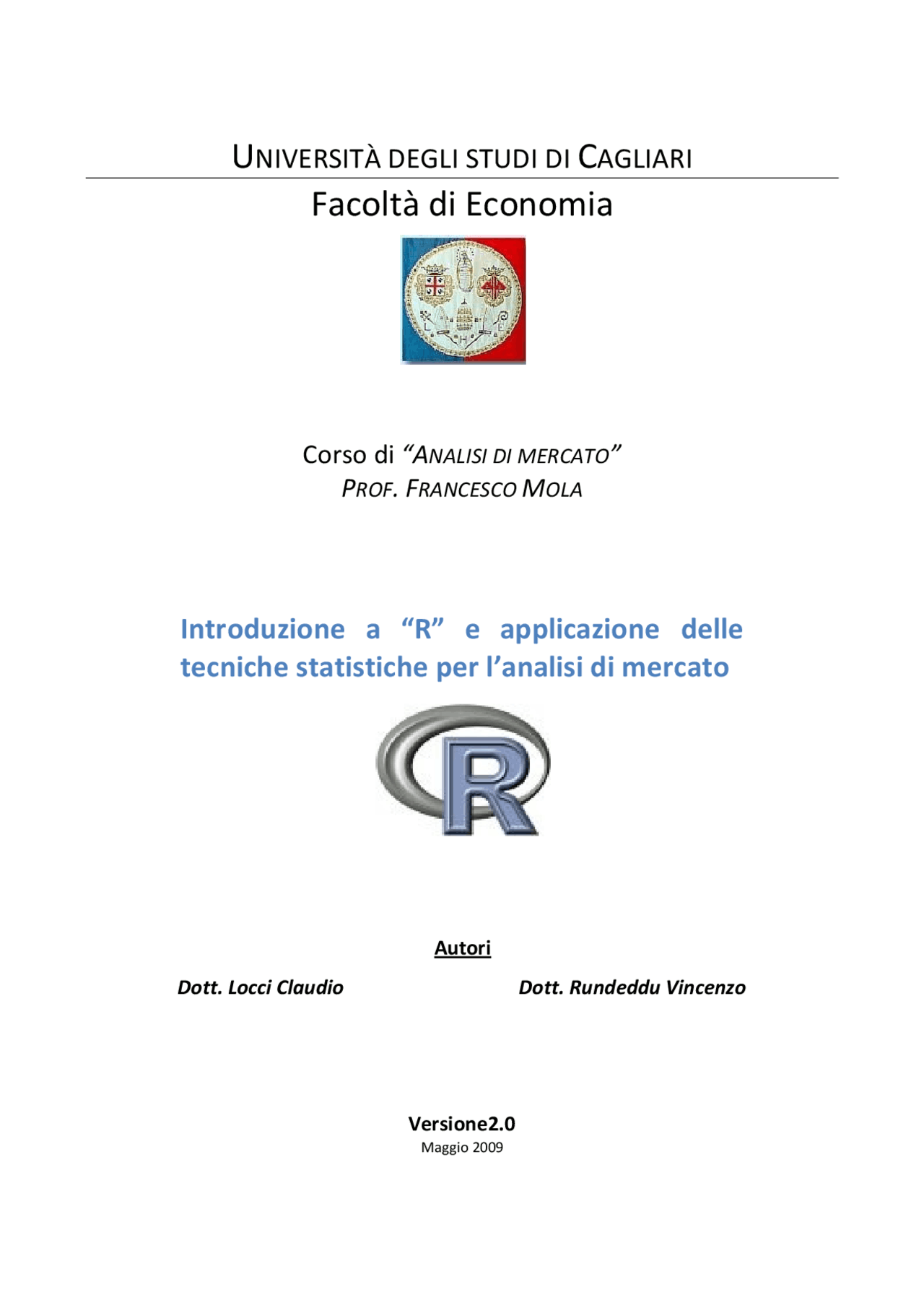 Manuale R Docsity