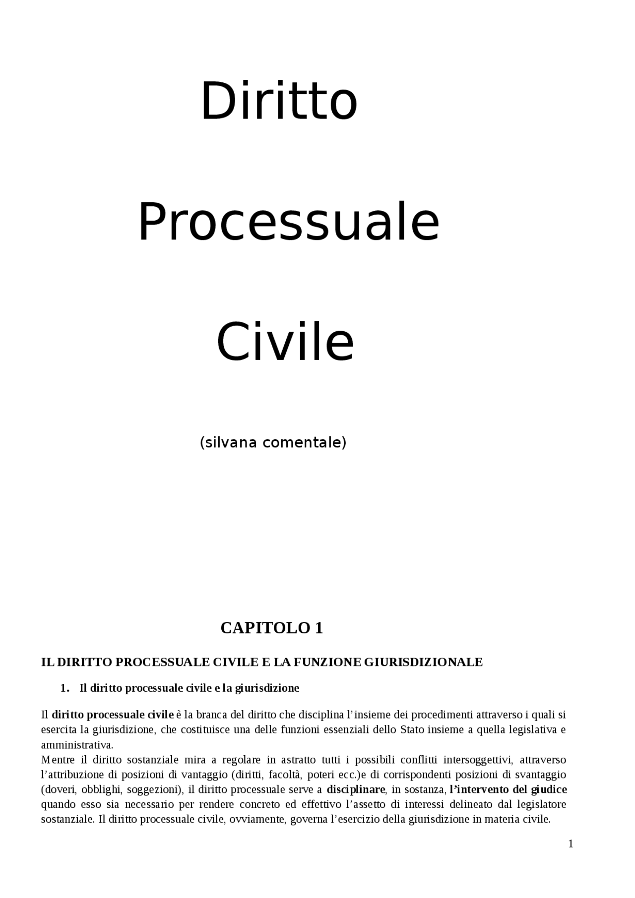 Diritto Processuale Civile Balena I Principi Appunti Di Diritto