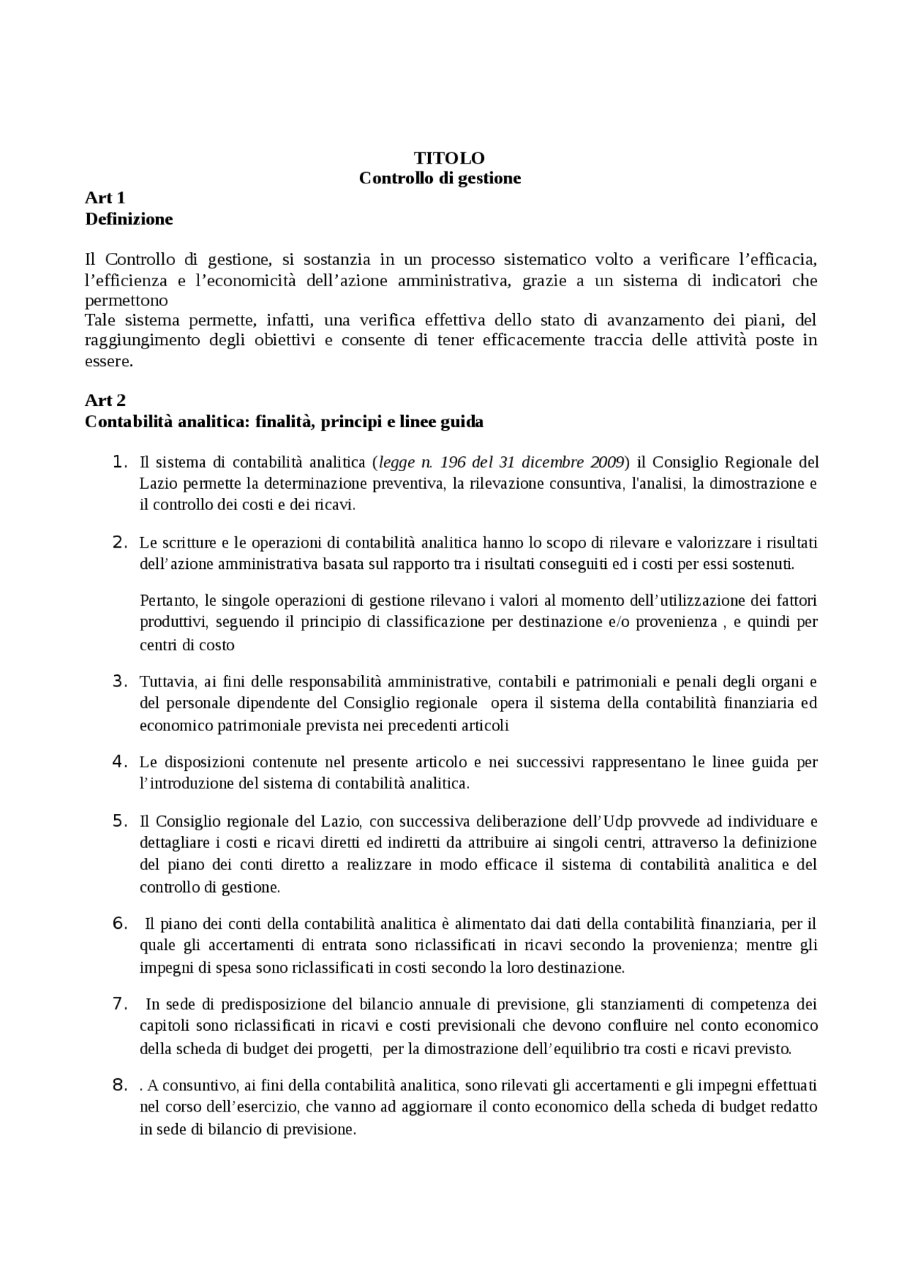 Controllo Di Gestione Docsity