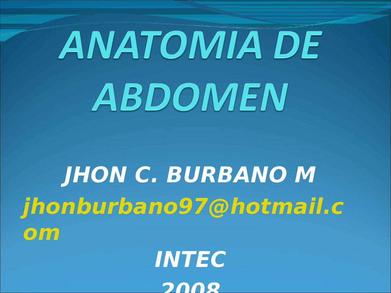5 Anatomia De Abd Resúmenes De Anatomía Docsity