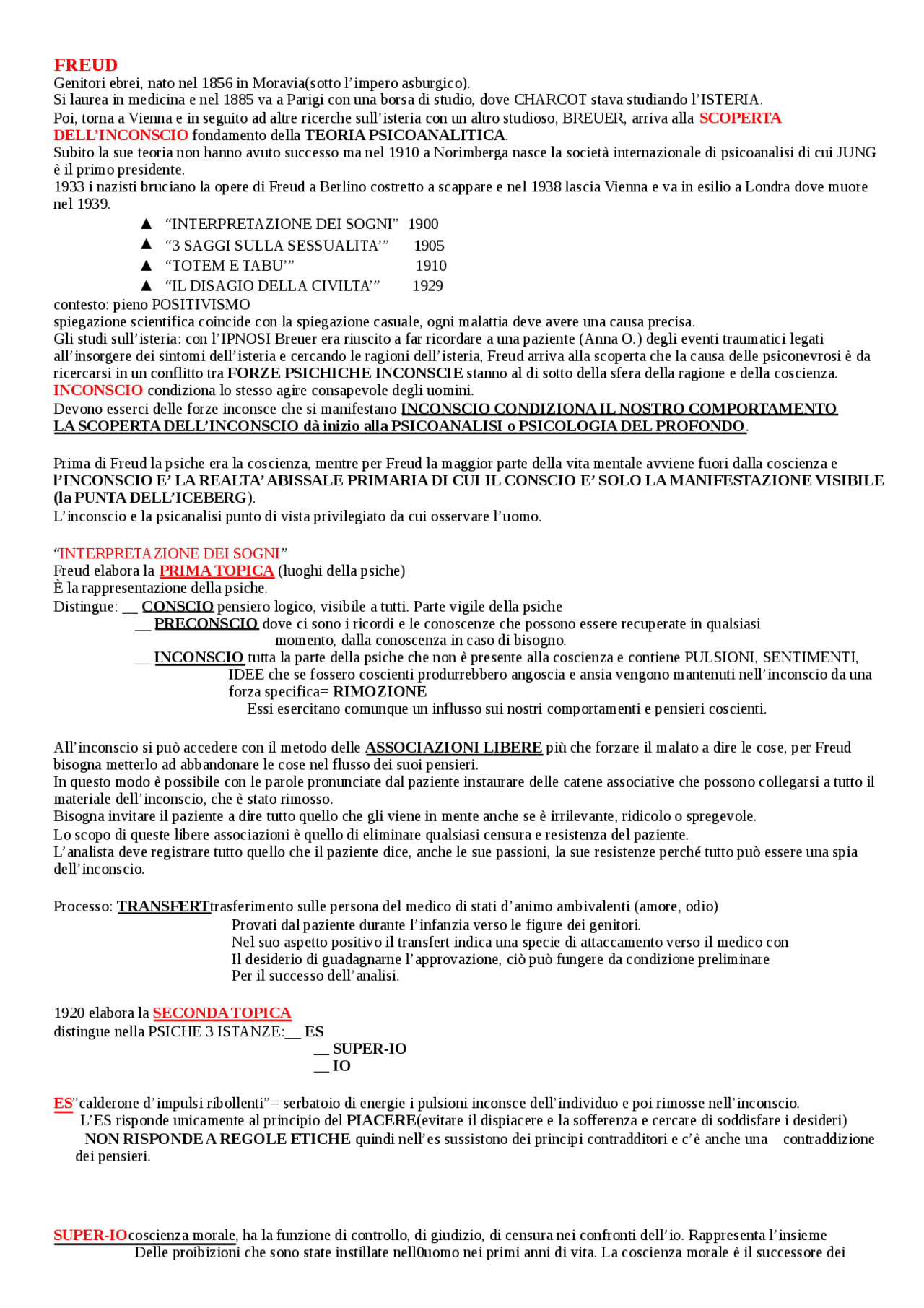 Freud Docsity