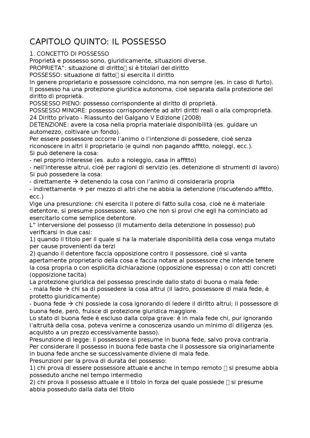 Istituzioni Di Diritto Privato Francesco Galgano Docsity