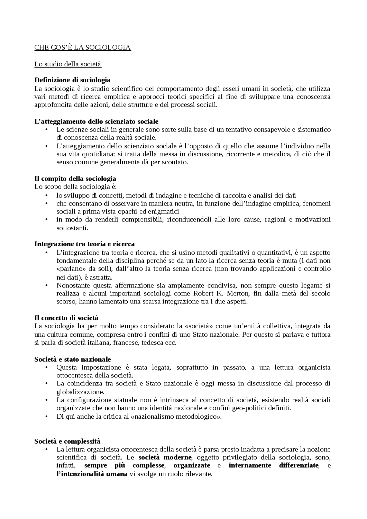 Slides Sociologia Docsity