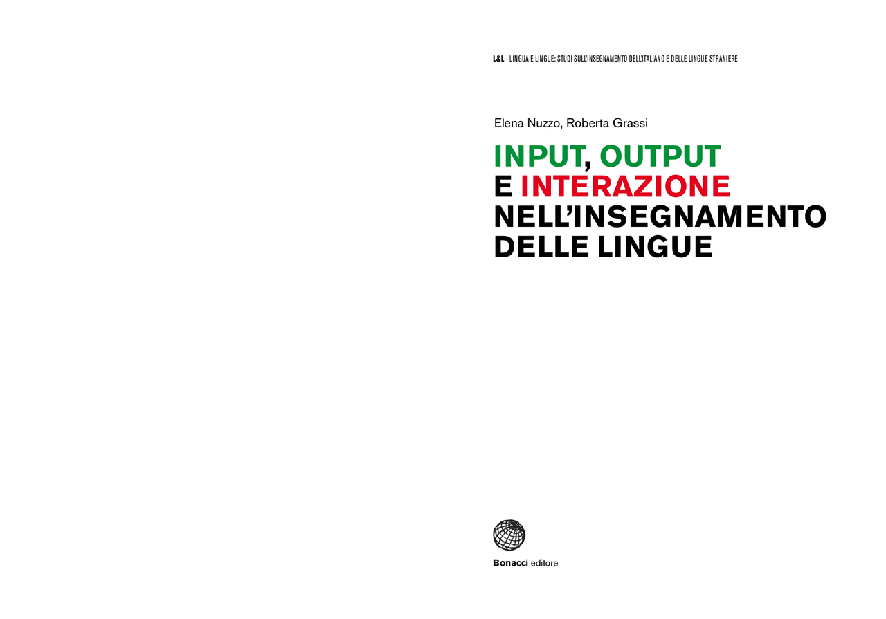 Input E Output Docsity