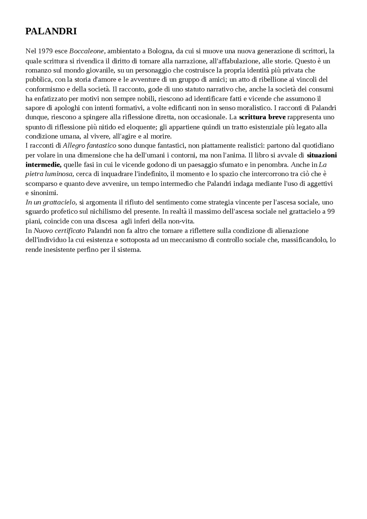 Palandri Docsity