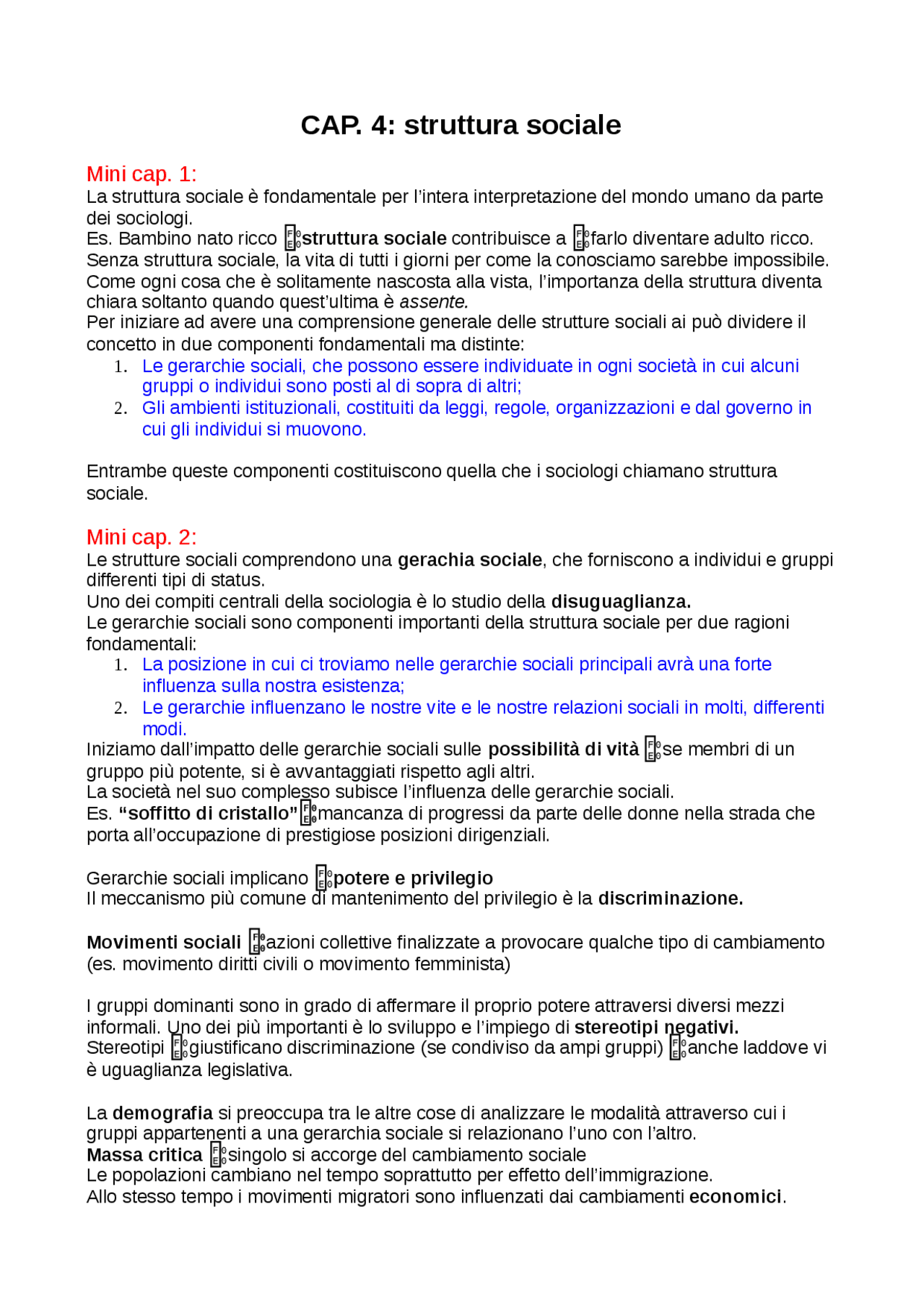 Progetto sociologia di: Jeff Manza, Richard Arum, Lynne Haney - Docsity