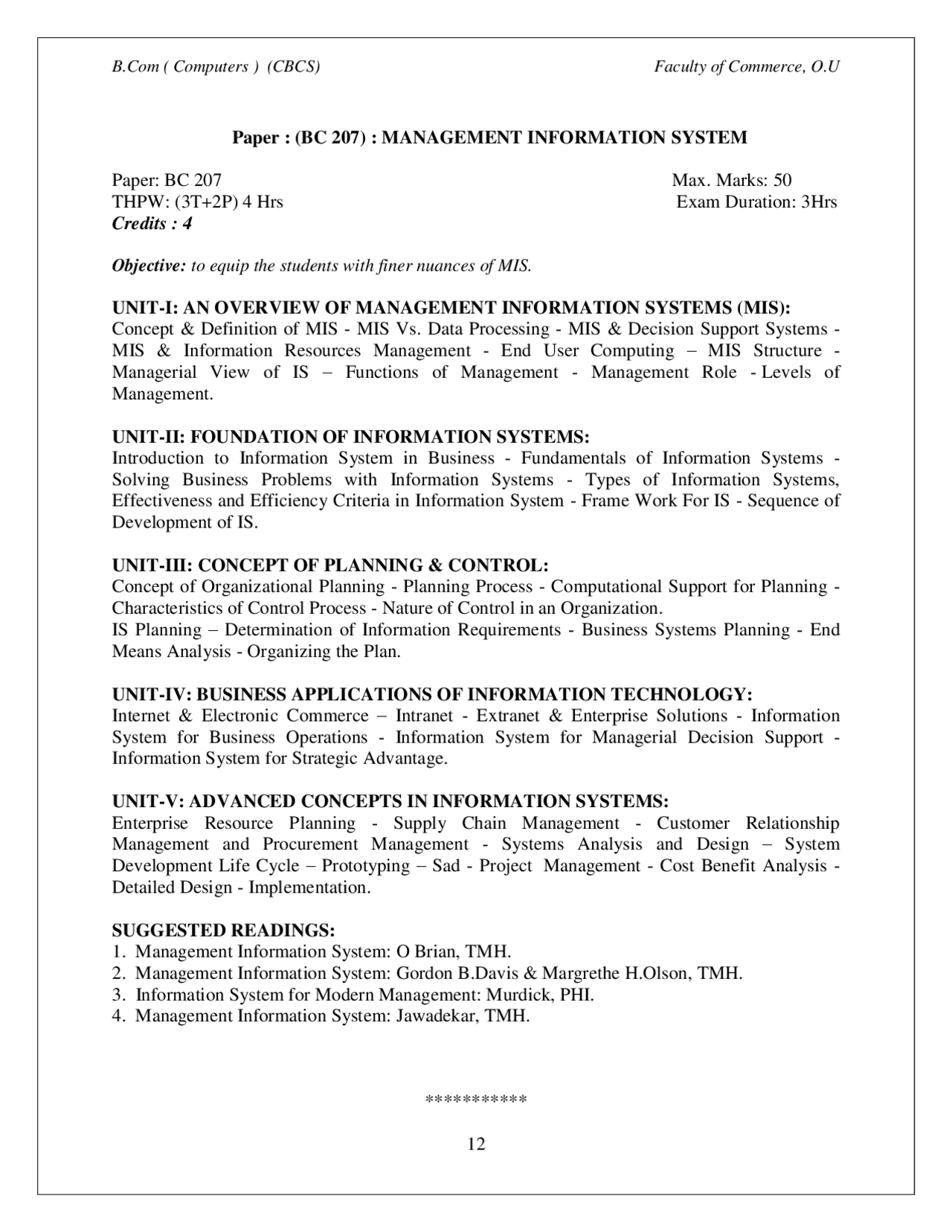 Management Information Systems Docsity