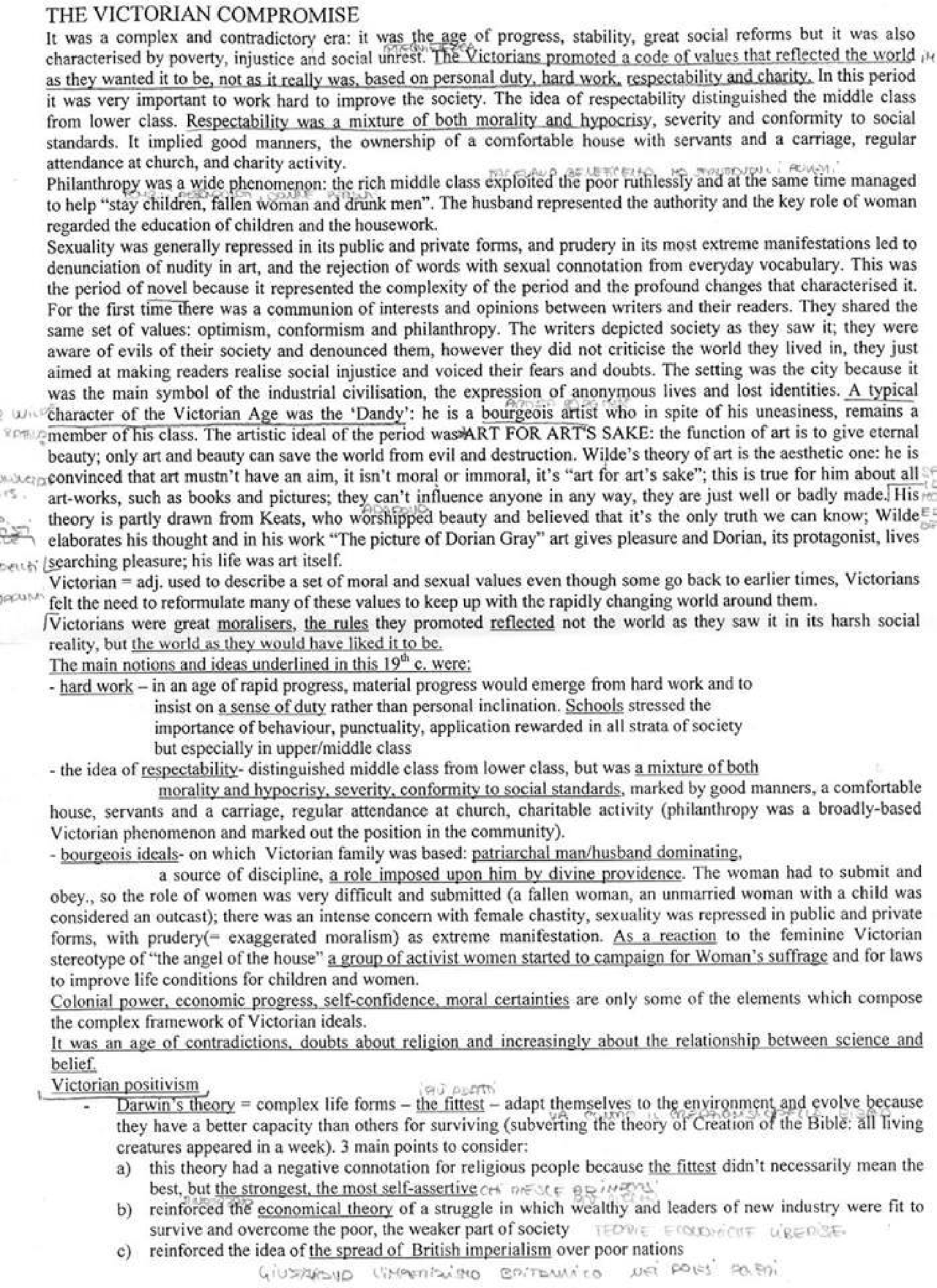 The Victorian compromise - Docsity