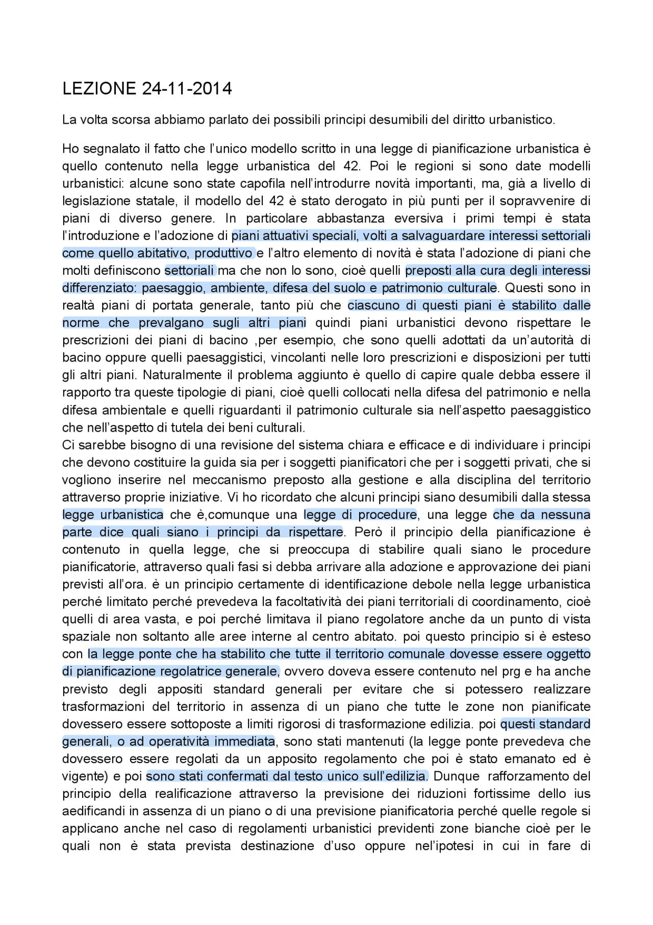 Diritto Urbanistico Carrà Docsity