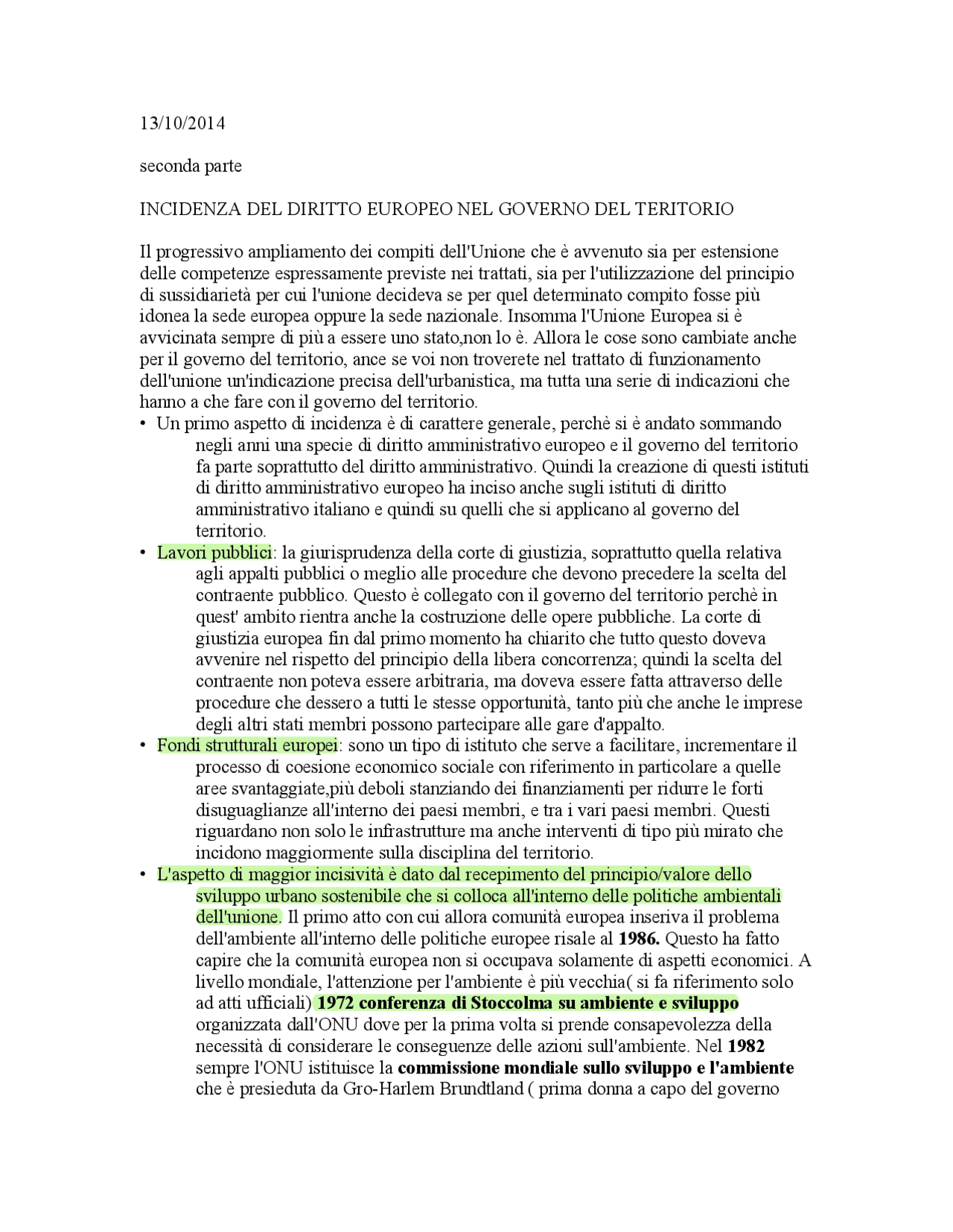 Diritto Urbanistico Carrà Docsity