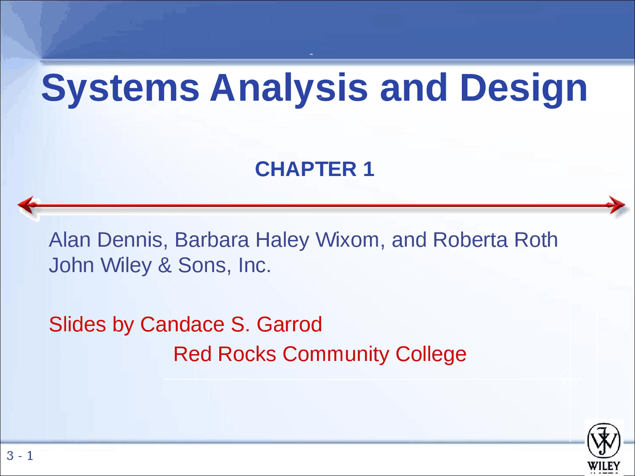 Chapter 1 - Introduction | Slides System Analysis and Design | Docsity
