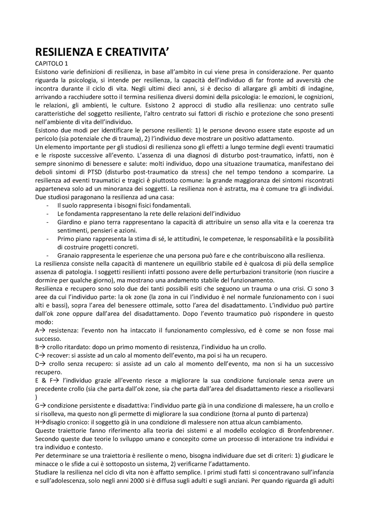 Resilienza E Creatività Teorie E Tecniche Nei Contesti Di