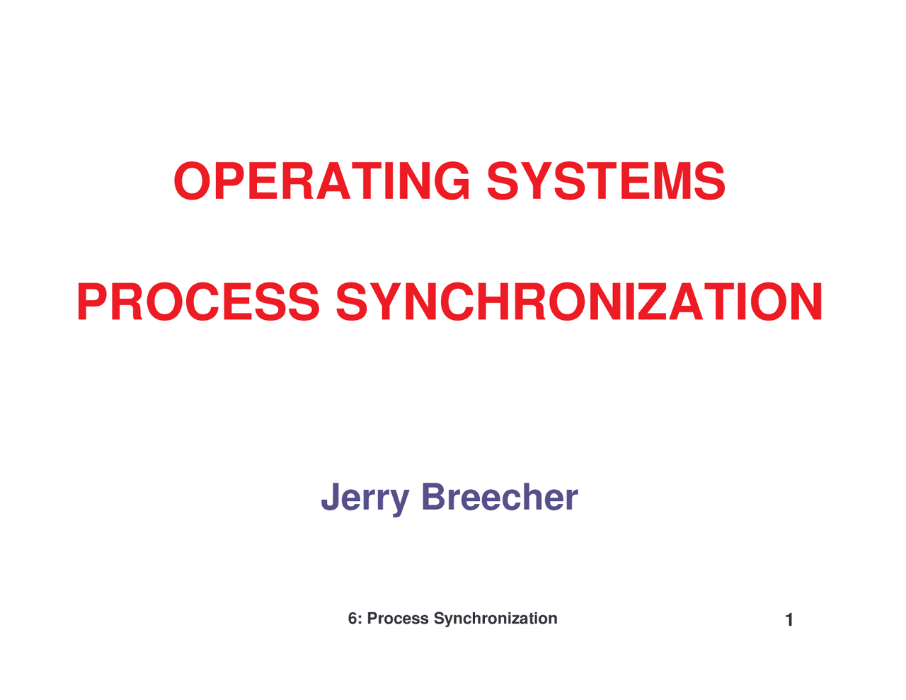 Operating System Concepts Docsity
