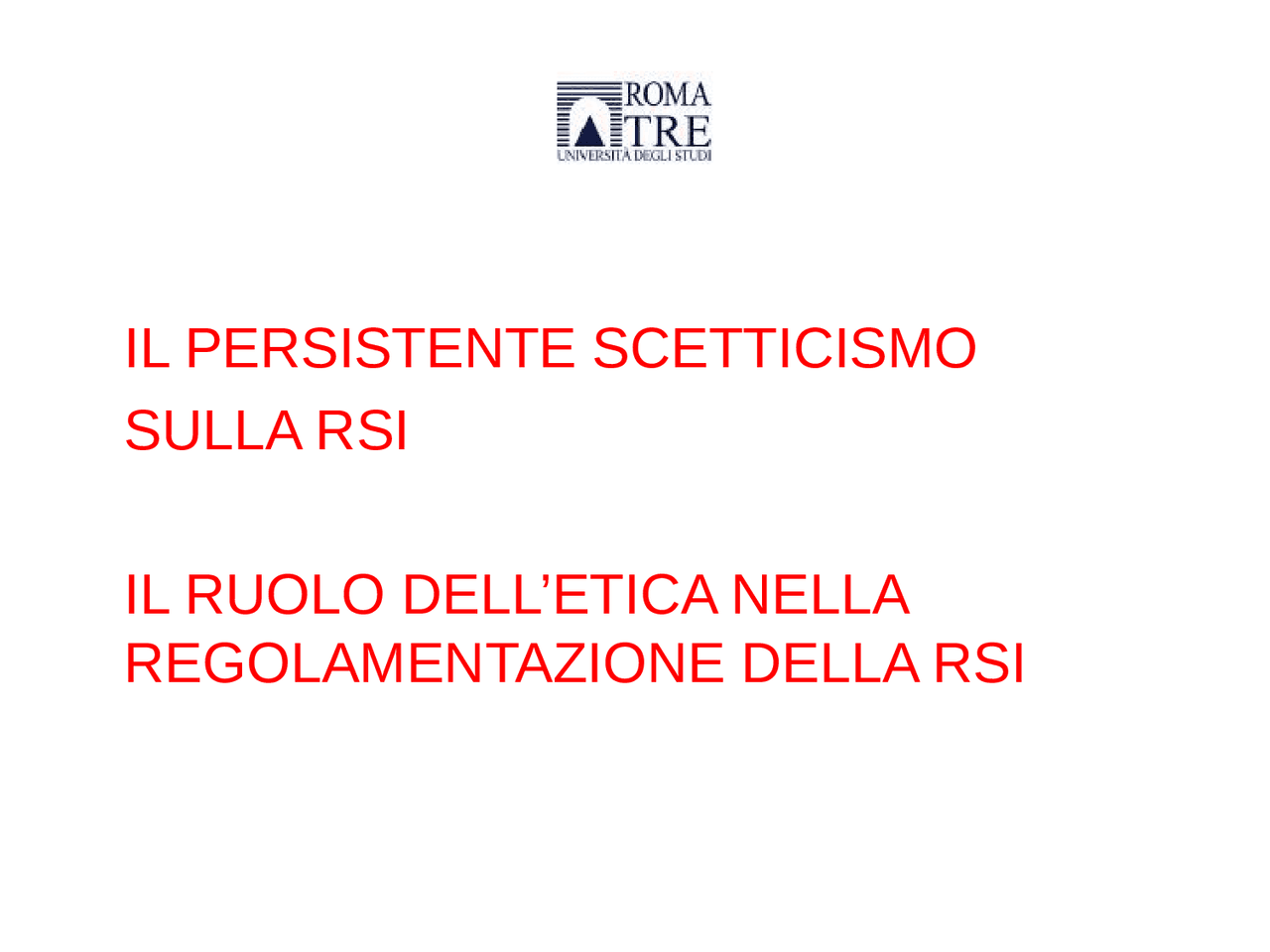 Responsabilità Sociale Dimpresa Docsity