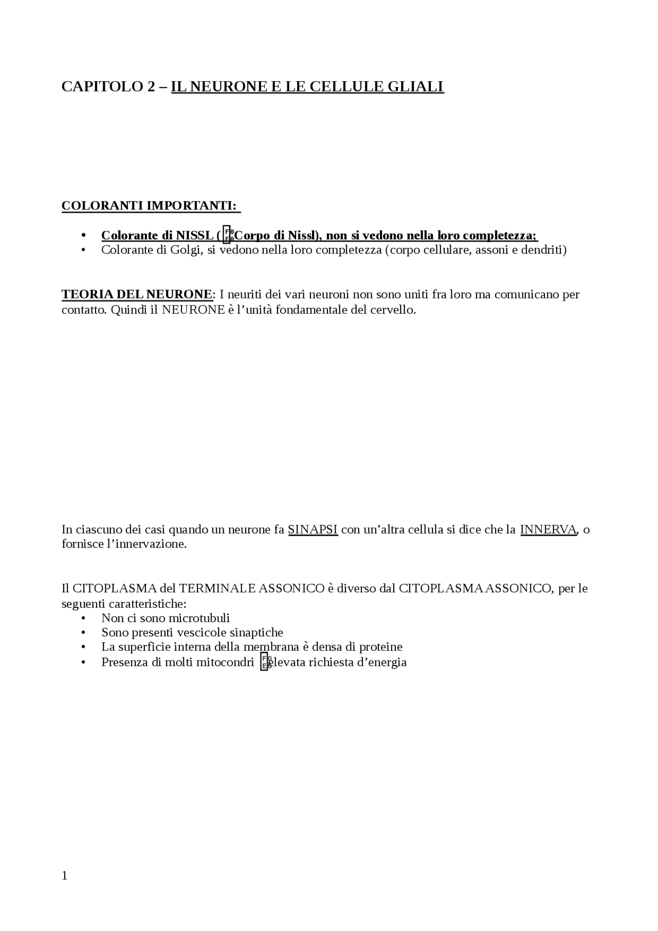 Riassunto Del Libro Di Neuroscienze Docsity