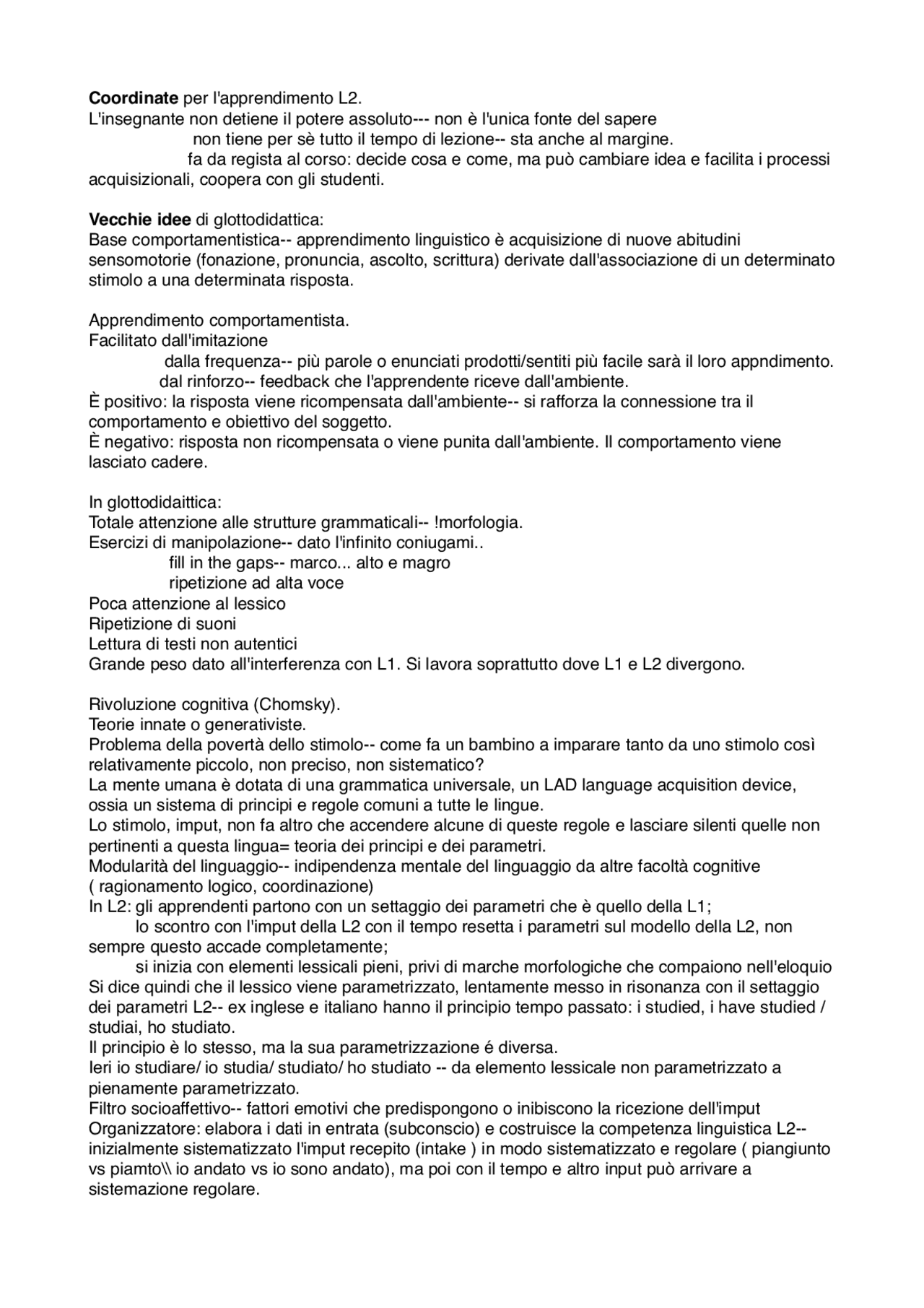 Didattica Di Italiano Per Stranieri Docsity