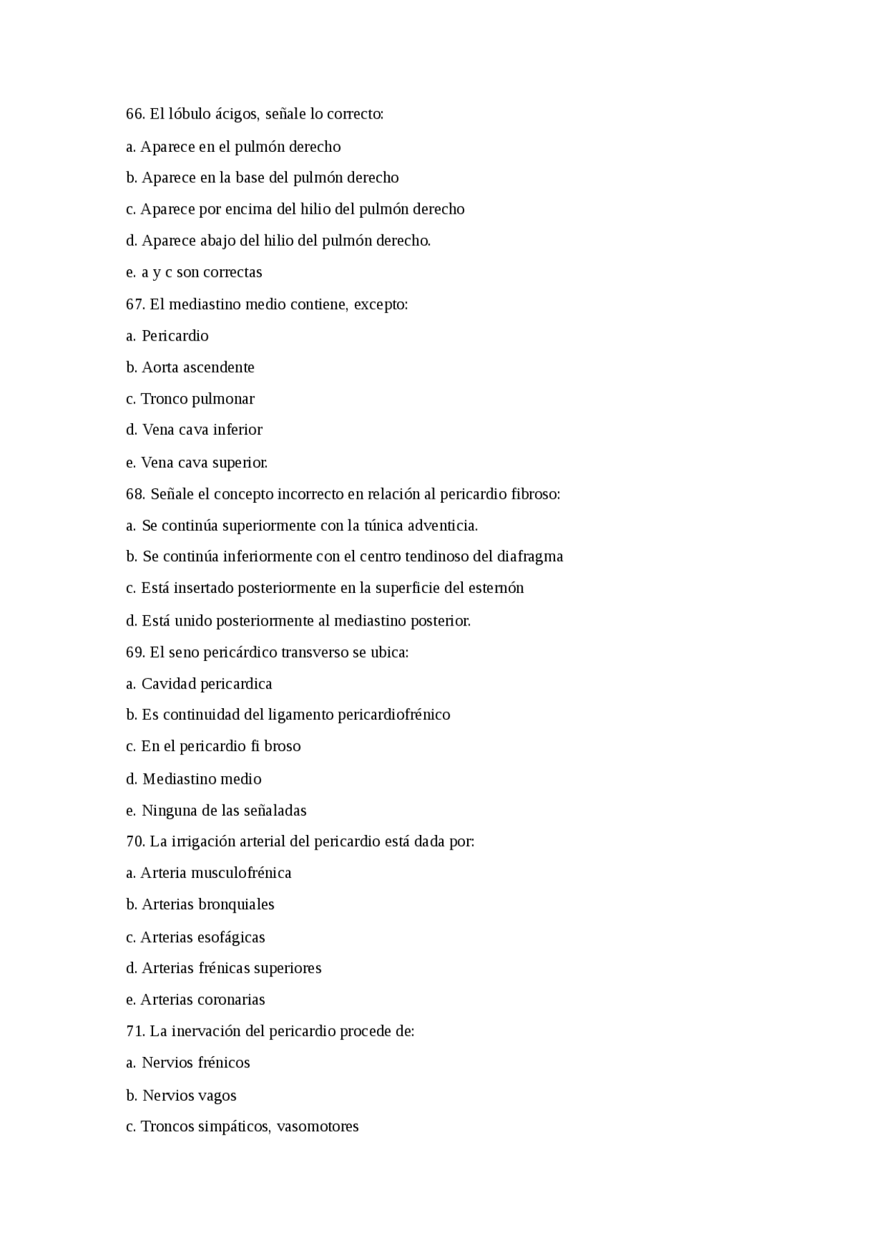 Anatomía Modulo De Cardio Docsity